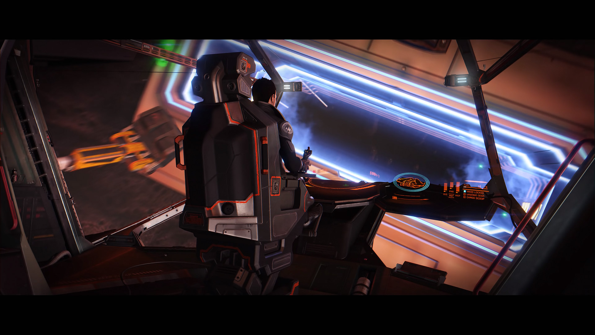 Jordan Clarry additional work - Krait cockpit - Elite Dangerous