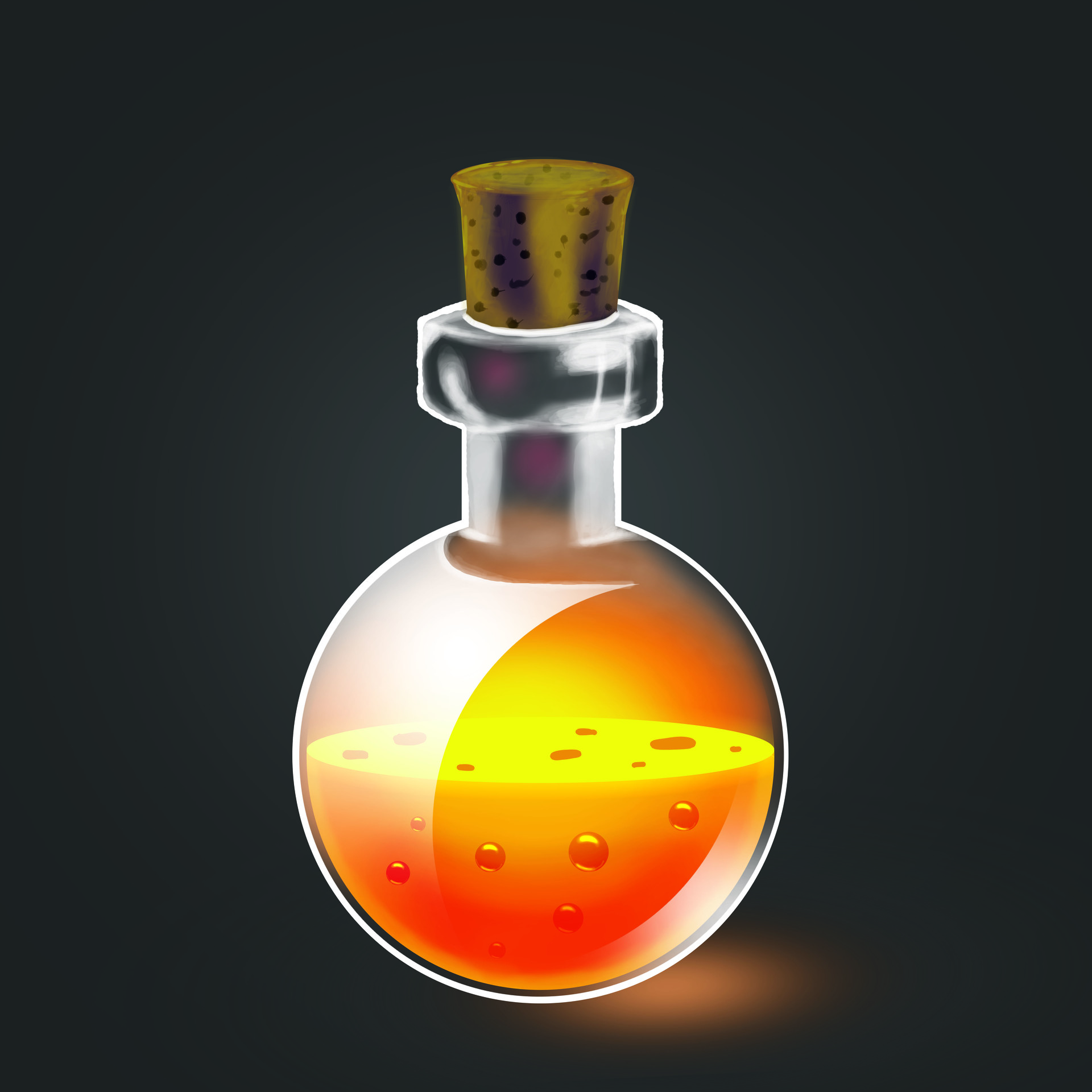 ArtStation - game item Potion
