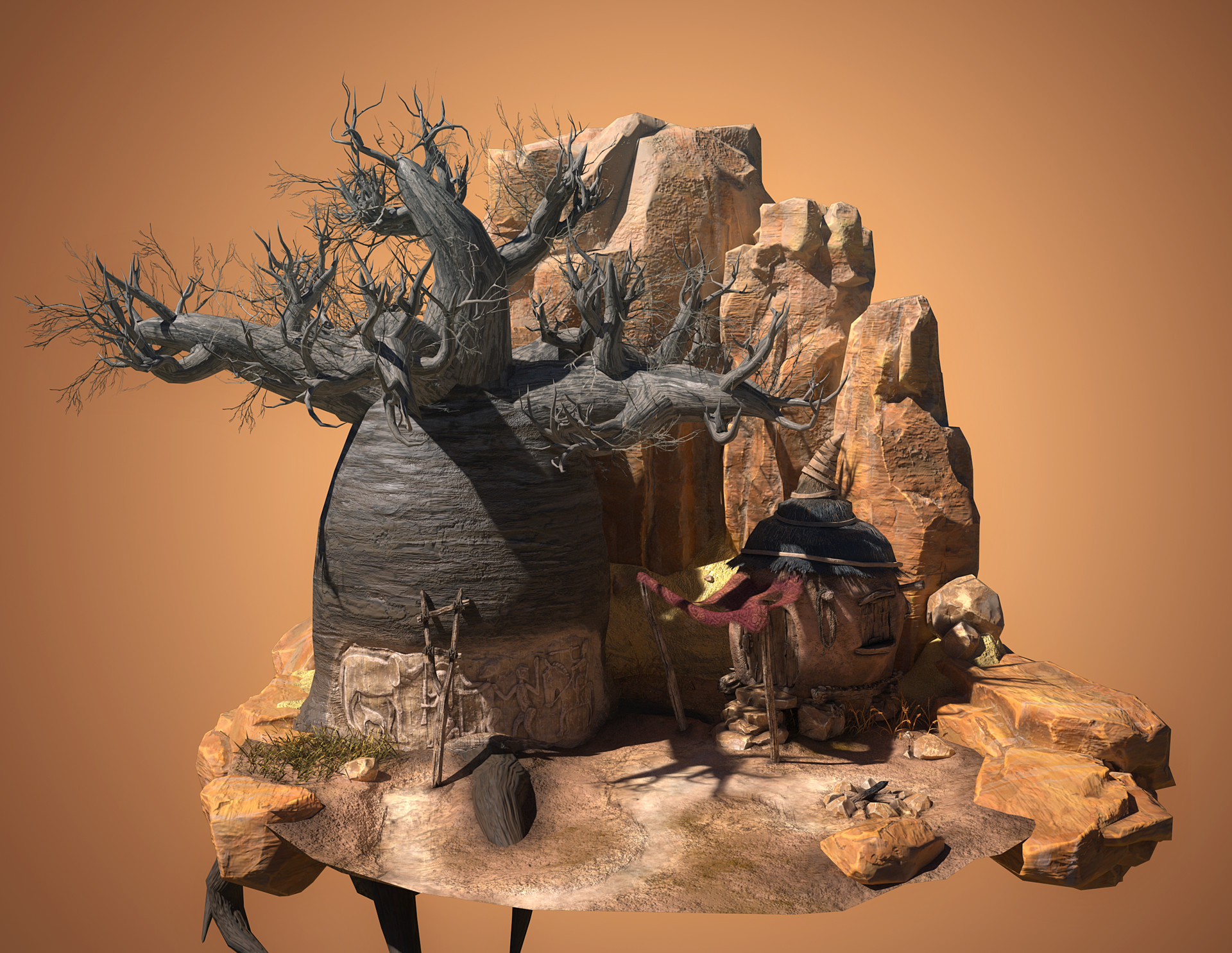 ArtStation - Dogon environment