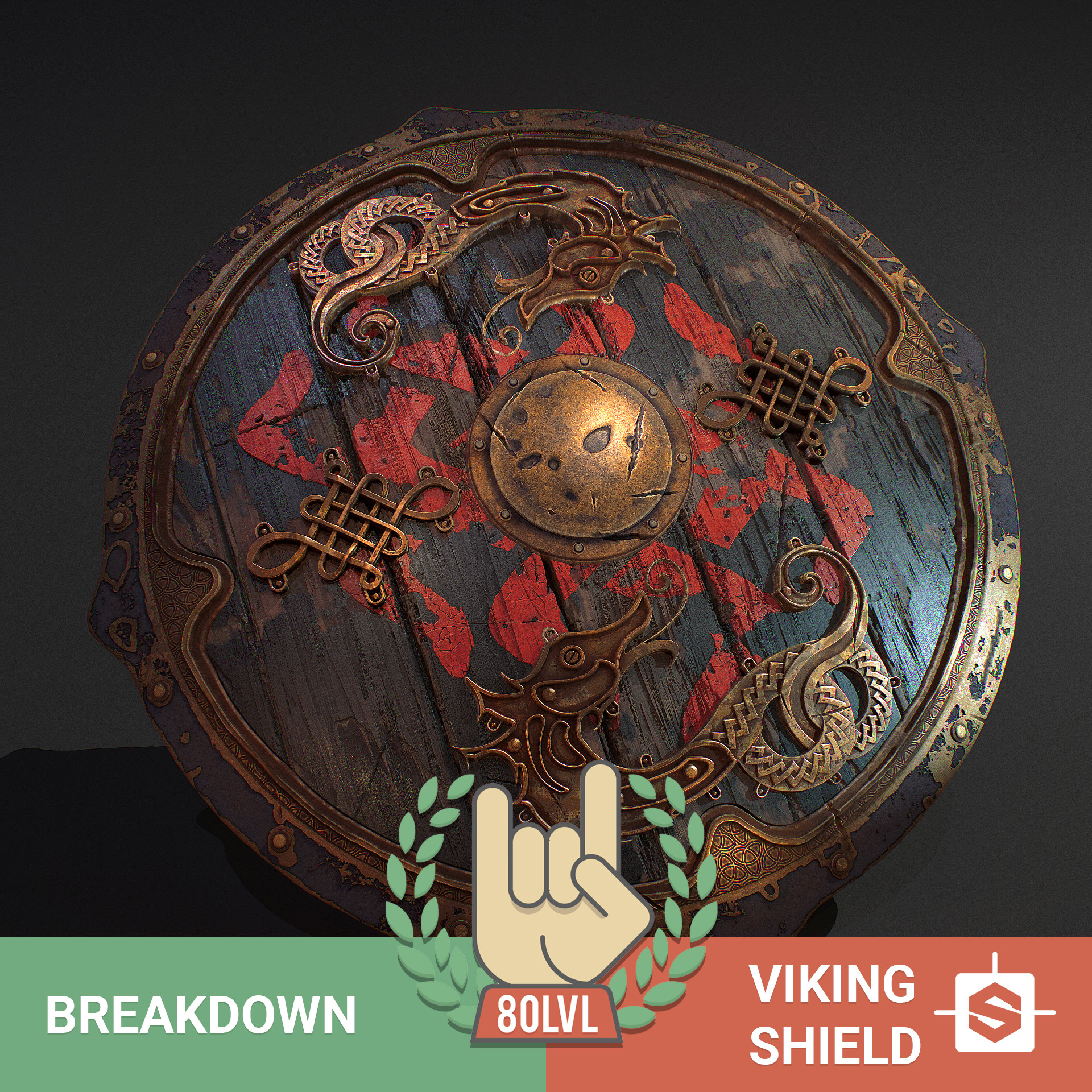 Alexey HRDesign - 80.lv Article - Viking Shield in Substance Designer