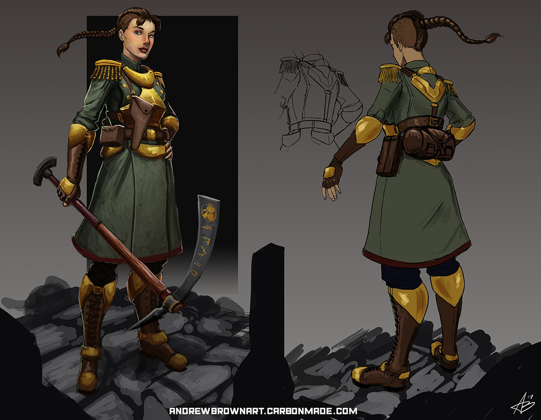 ArtStation - 'Infernus' hero concepts