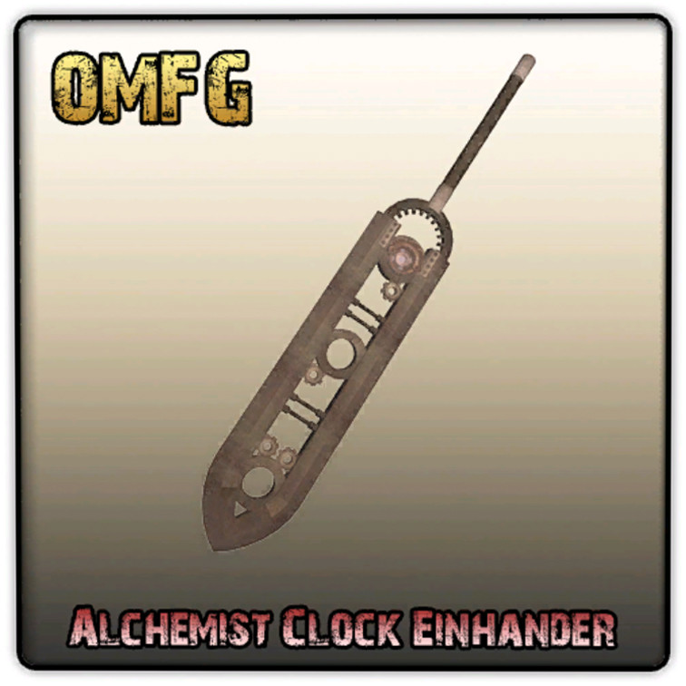 ArtStation - Alchemist Clock Einhander
