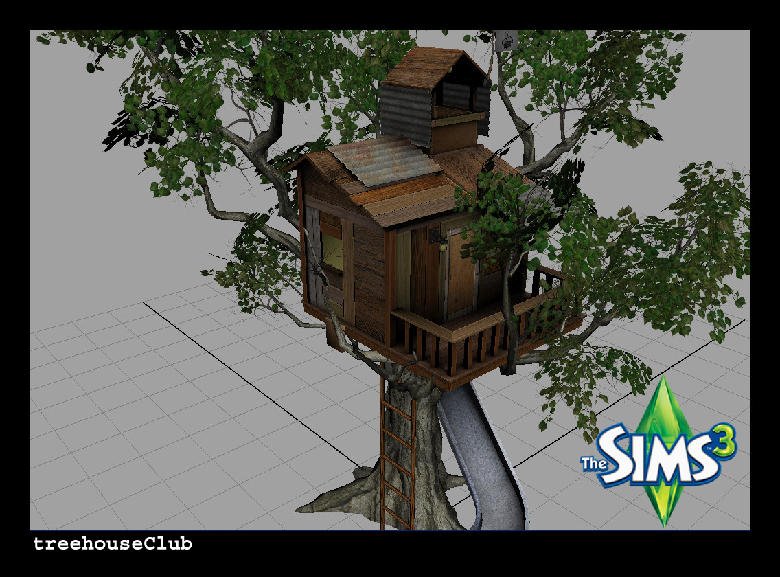 ArtStation - The Sims 3_treehouseClub