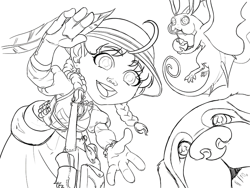 santiago of the seas coloring pages