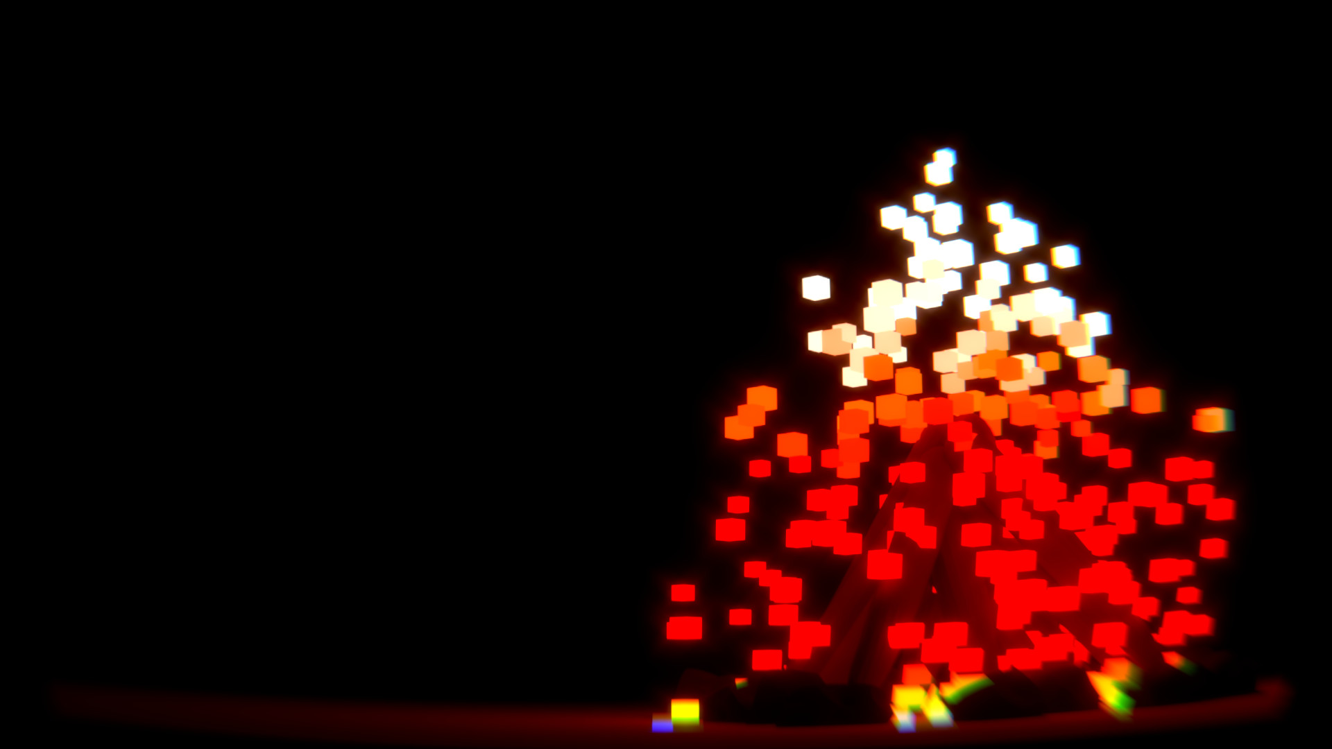 ArtStation - Low Poly Fire