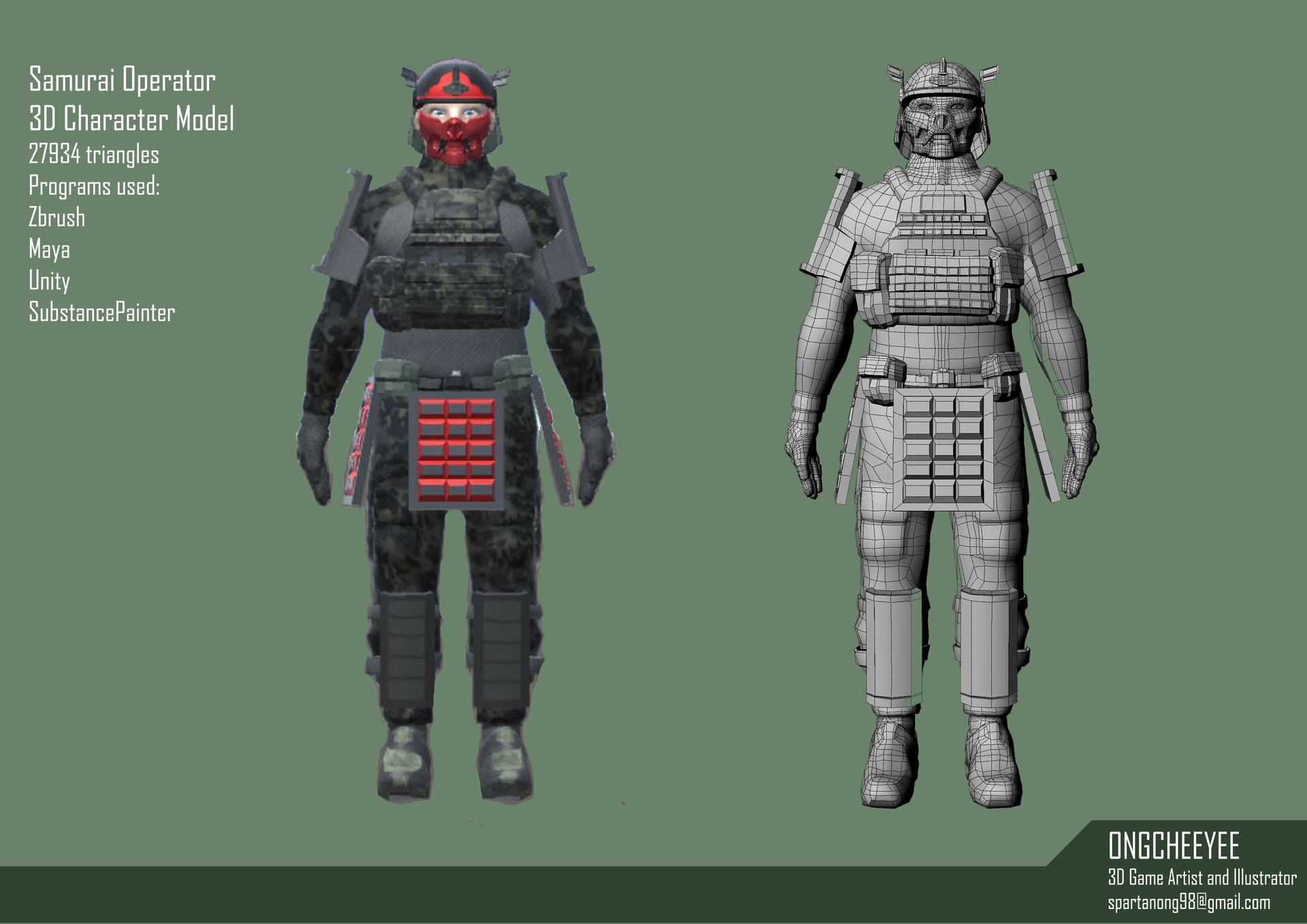 ArtStation - Samurai Operator