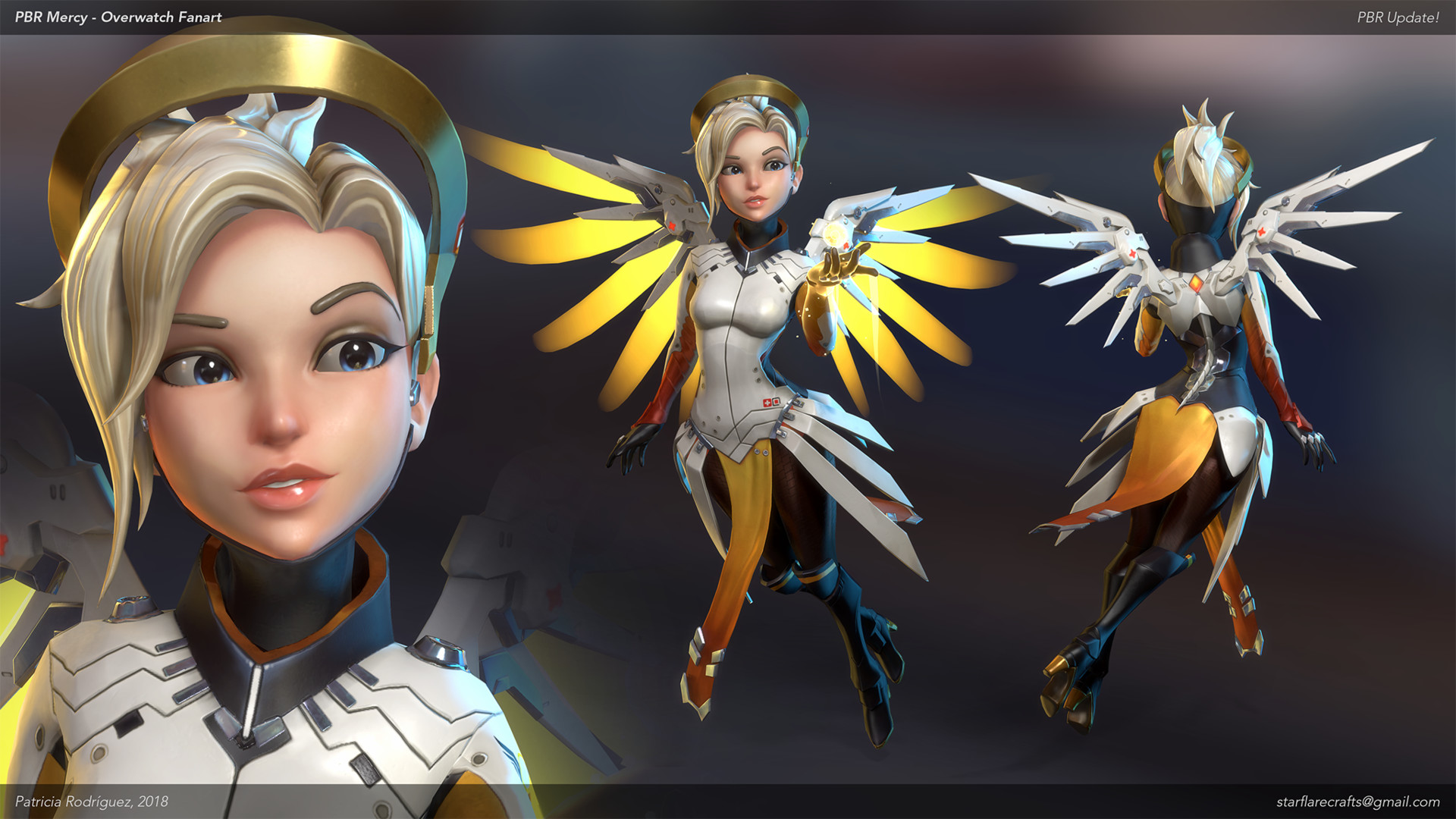 Patricia Rodríguez Torroba - Mercy Fanart - PBR Update!