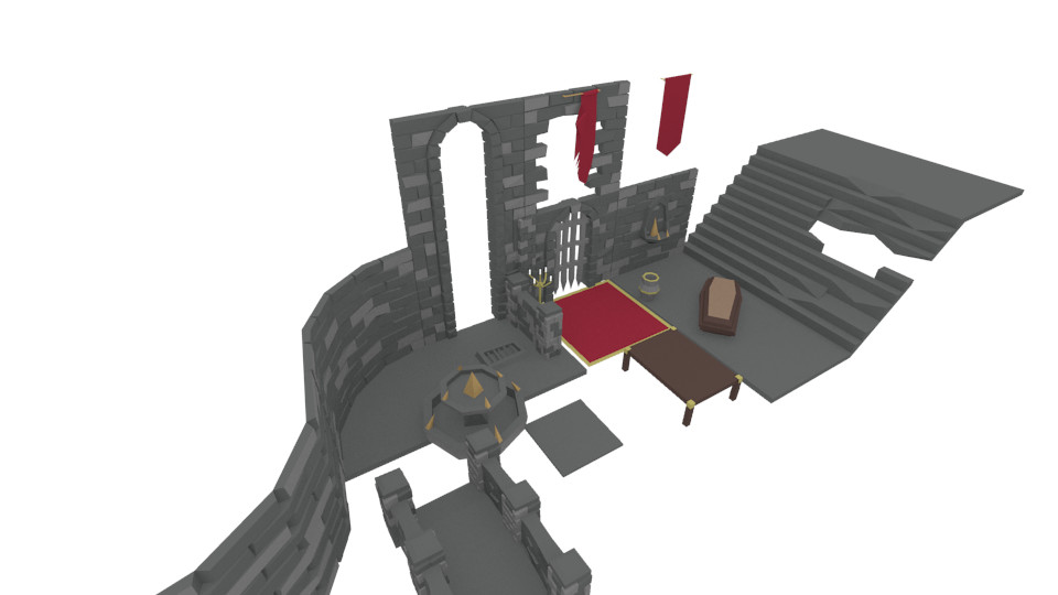 ArtStation - Low Poly Dungeon Asset Pack