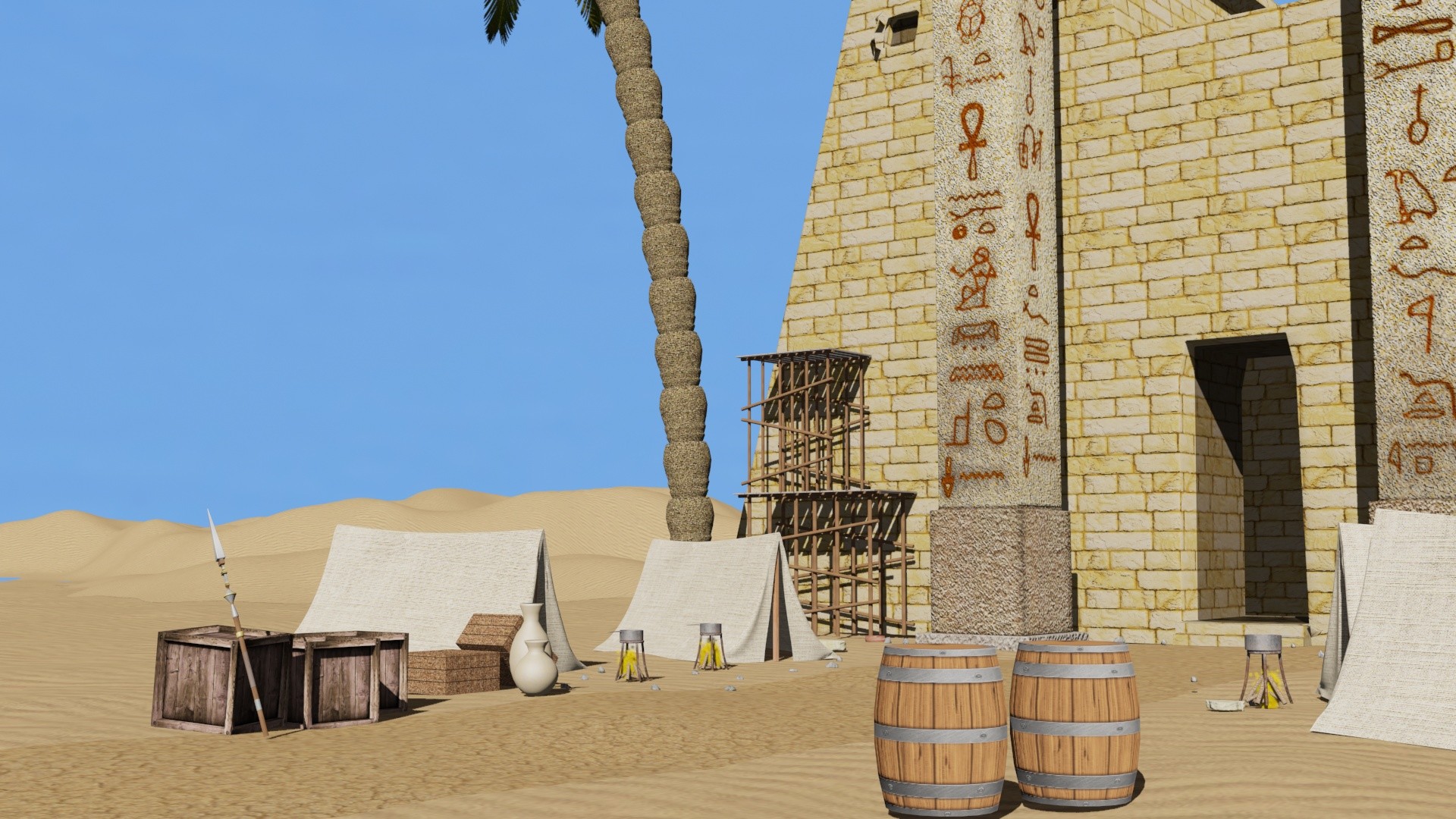 ArtStation - Worship Of Ra Renders