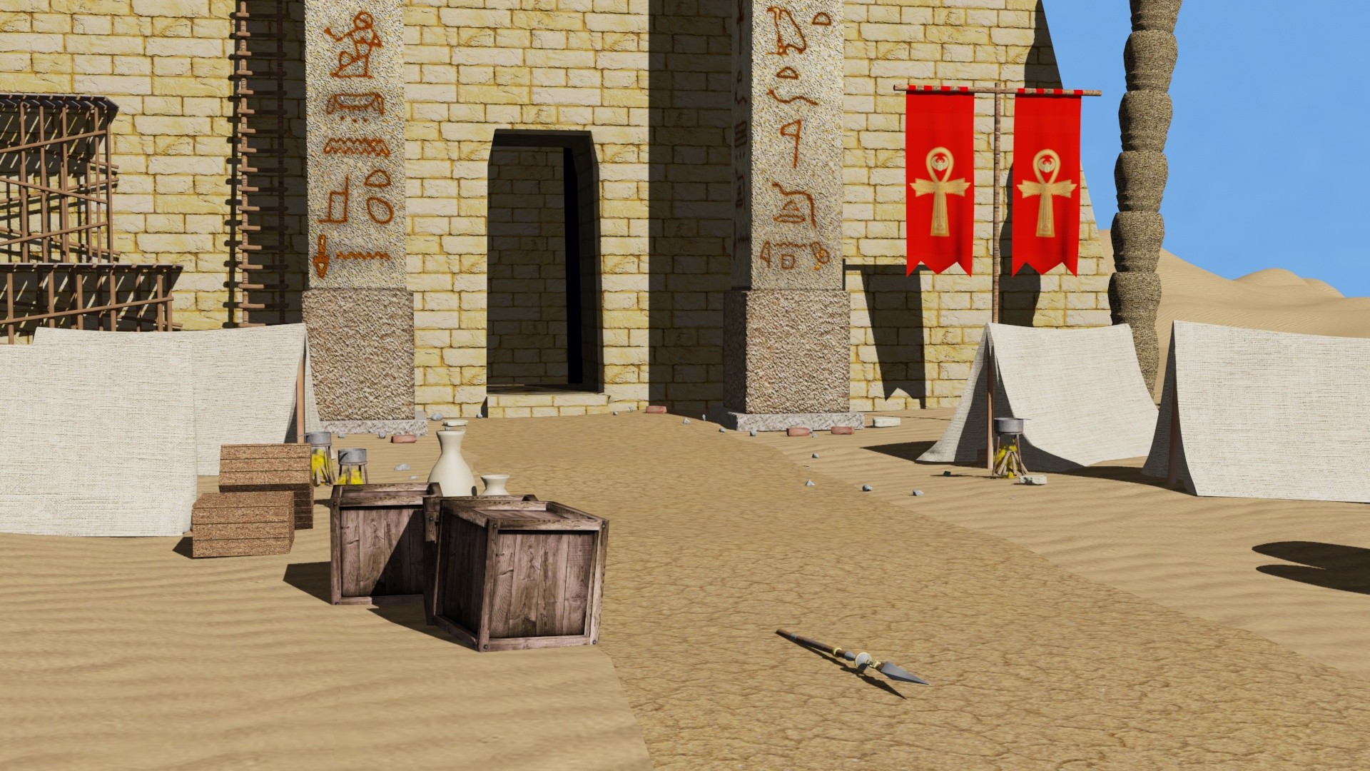 Cara Hudson - Worship Of Ra Renders