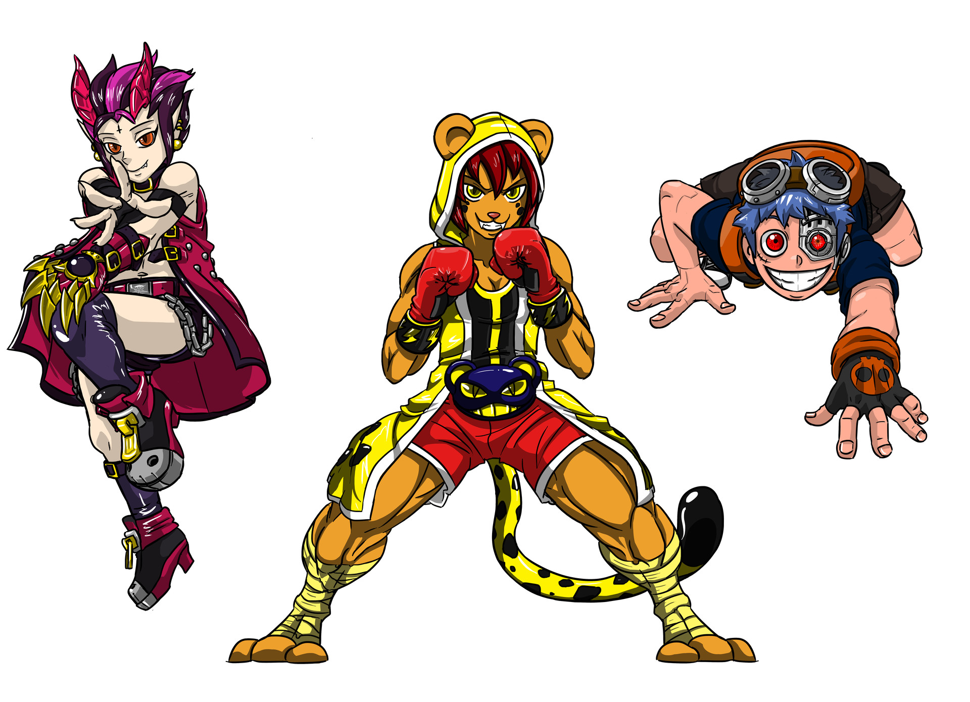 ArtStation - Trio of PCs(player's character)