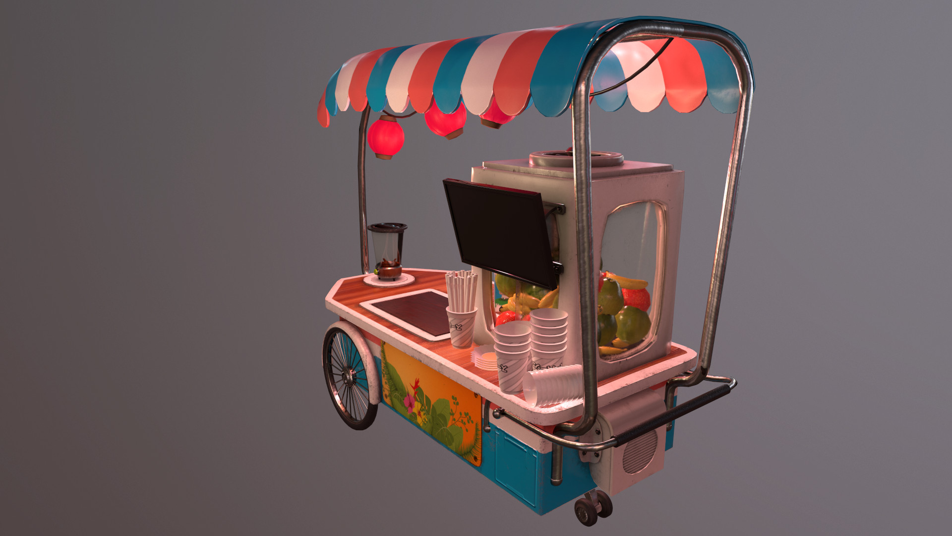 ZeroChain - FruitSlicer Cart - 2018