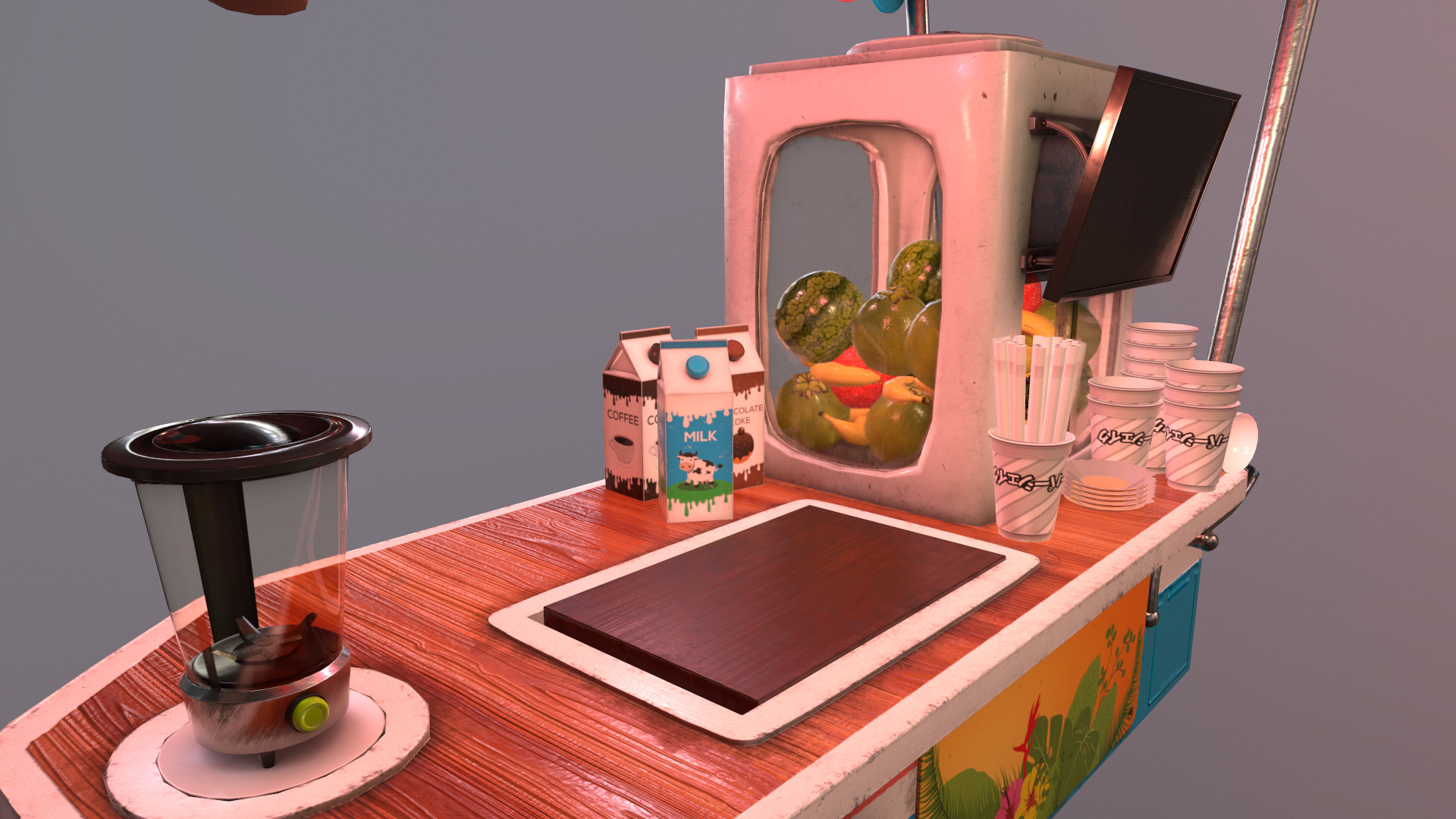 ZeroChain - FruitSlicer Cart - 2018