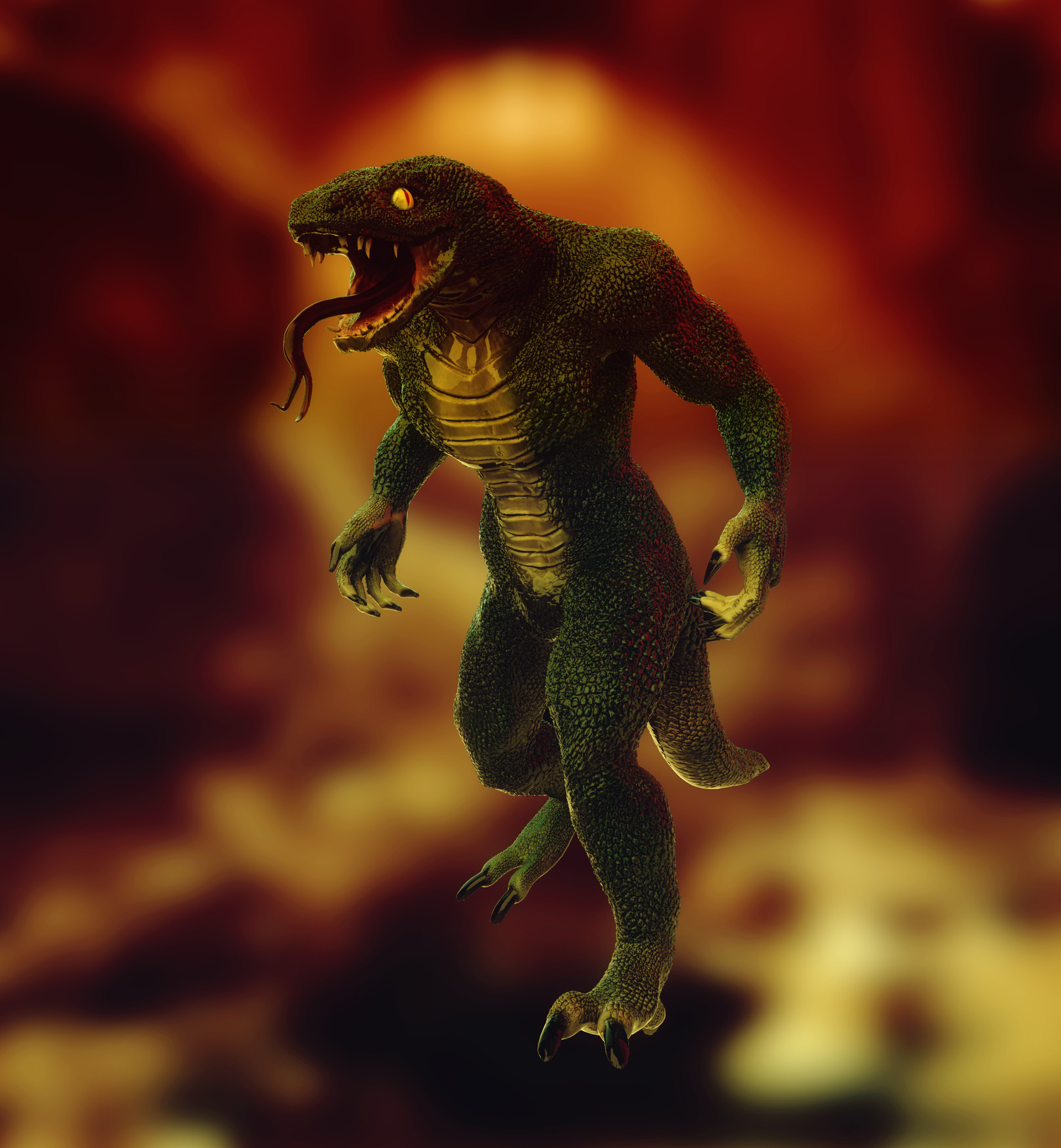 ArtStation - Dr Curt Conners AKA The Lizard from Spiderman