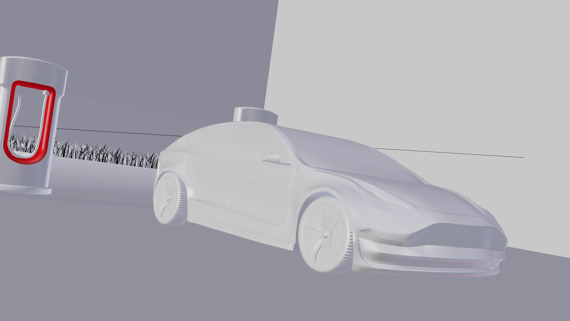 George Botnari - Tesla Model 3 D/Blender