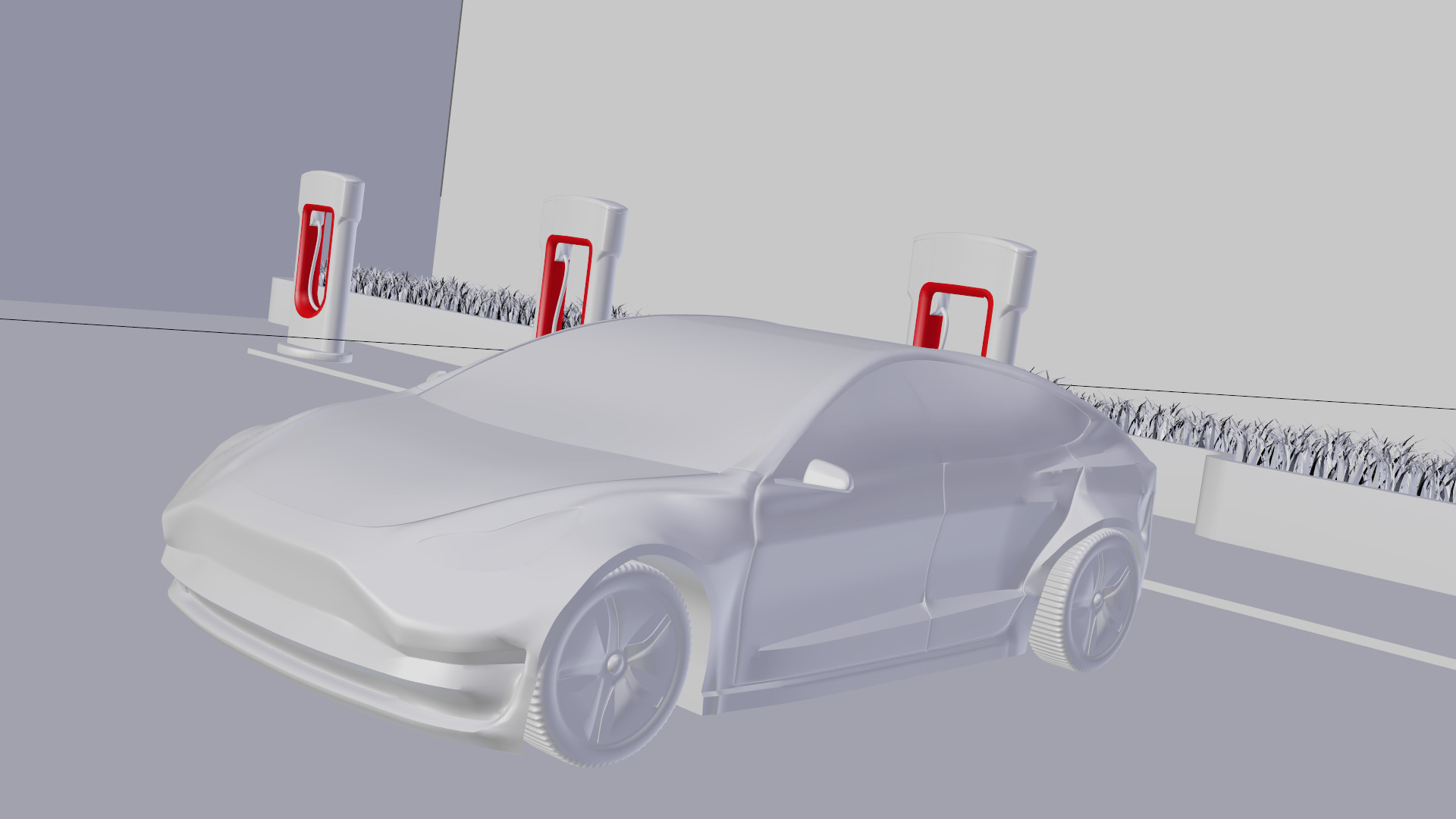 George Botnari - Tesla Model 3 D/Blender