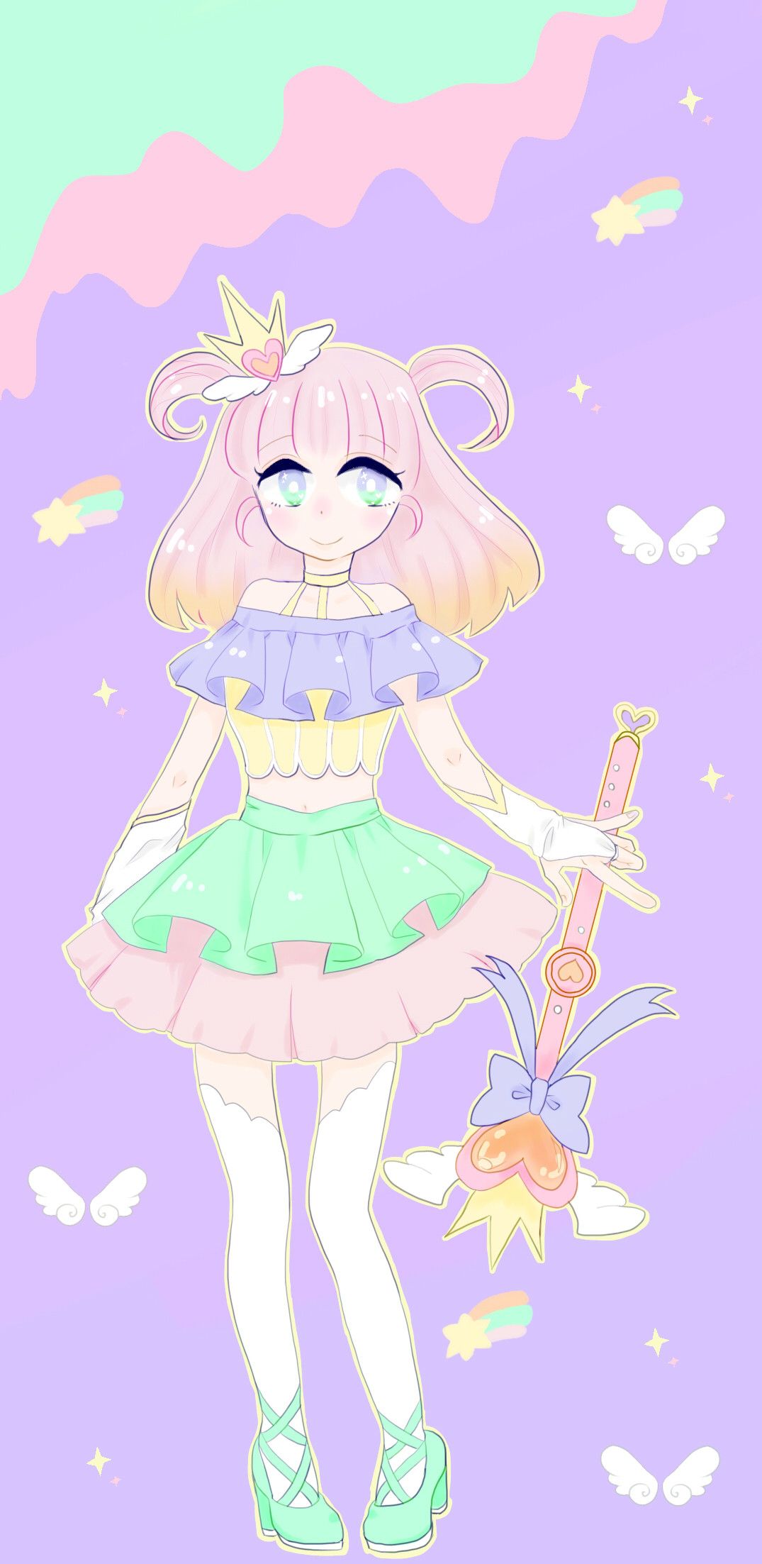 ArtStation - Kawaii Magical Girl.