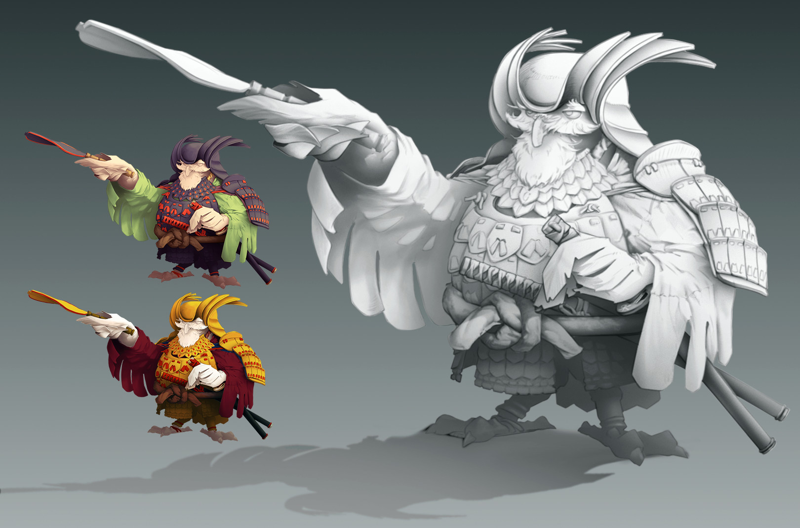 ArtStation - Samurai OWL