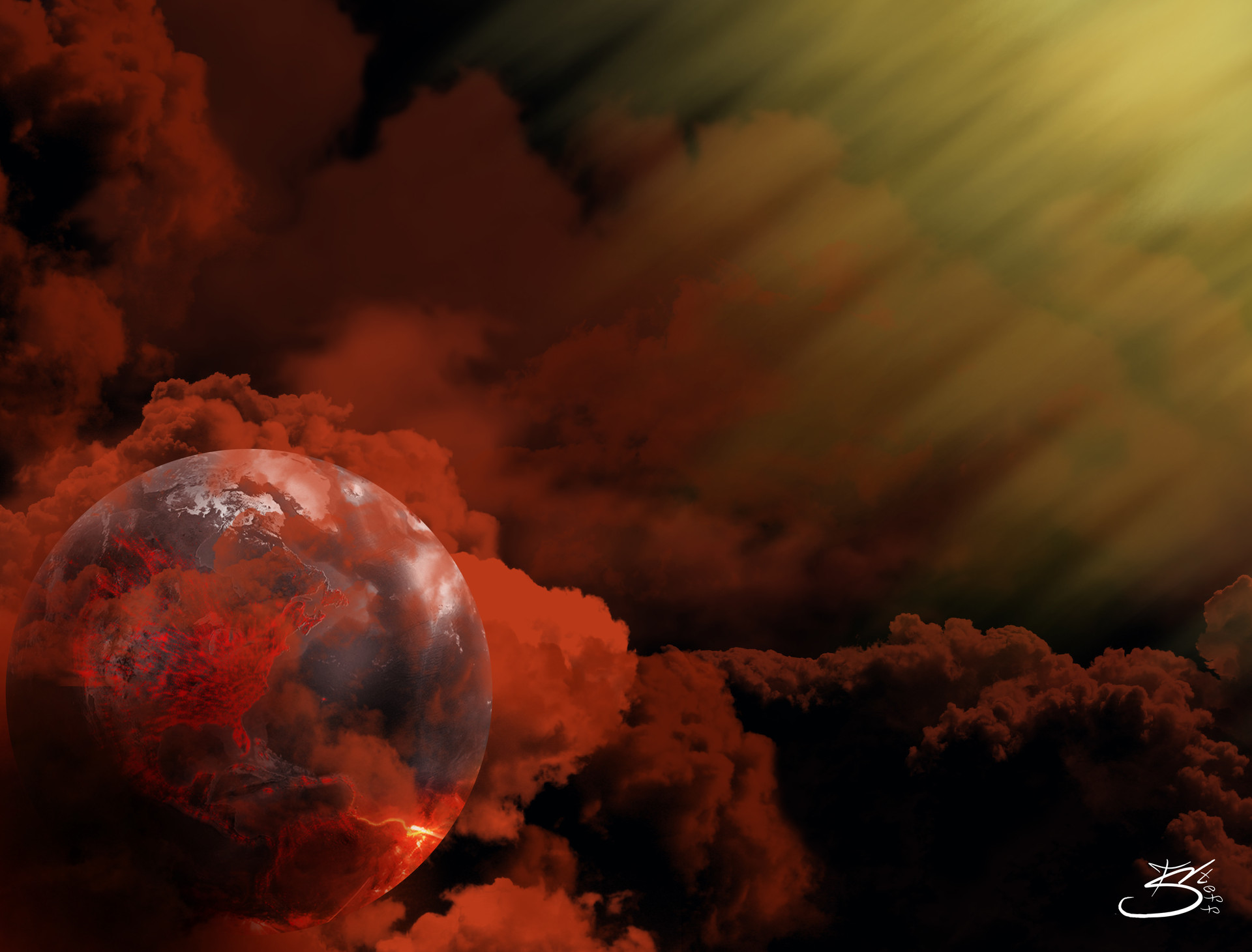 ArtStation - Doomed Planet Earth