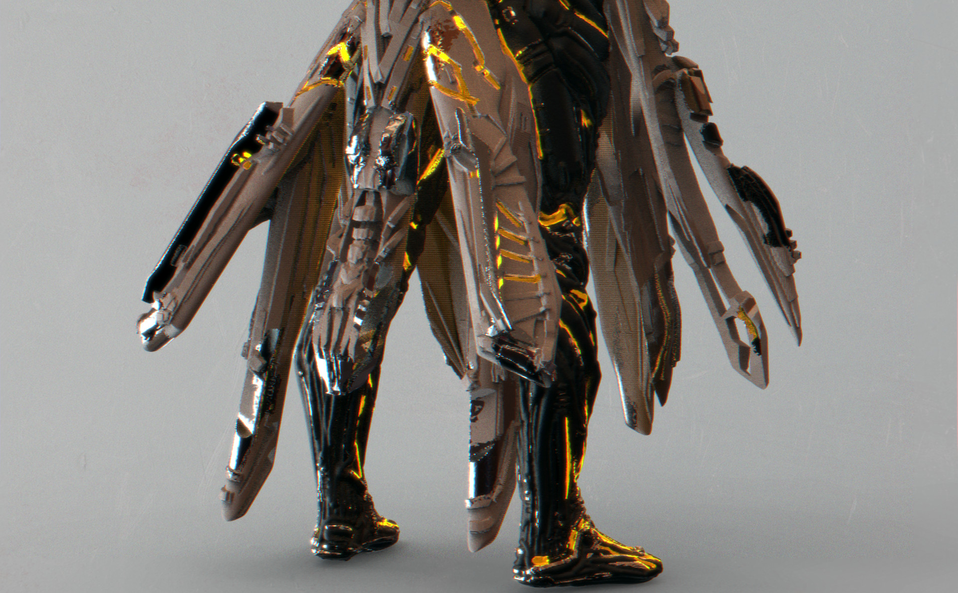 Manthos Lappas - Mech Angel 3D Coat concept design