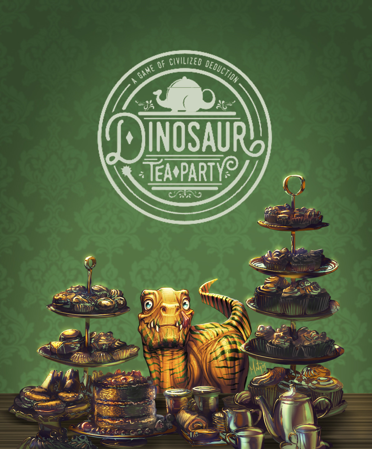 ArtStation - #1 Dino Tea Party guest