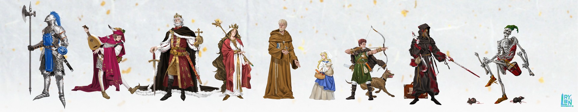 ArtStation - Middle Ages theme illustration