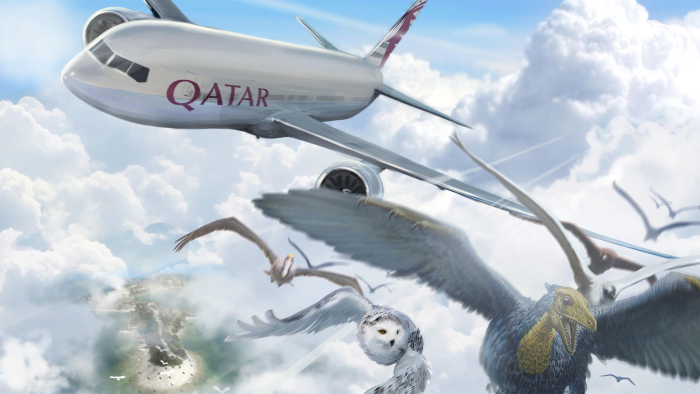 ArtStation - Qatar Airway Advertising campaign