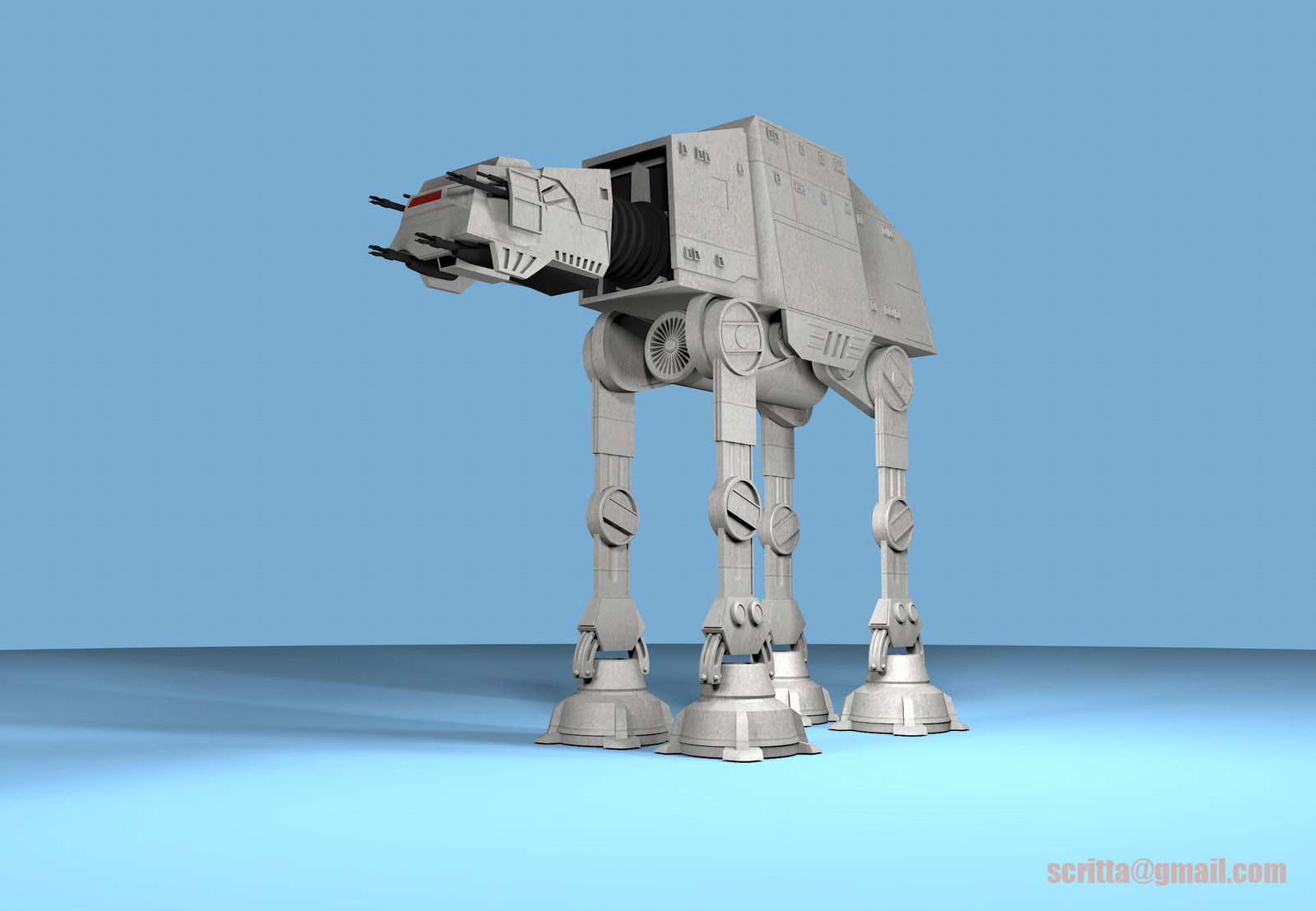Olena - AT AT Star Wars Imperial Walker - 3D model