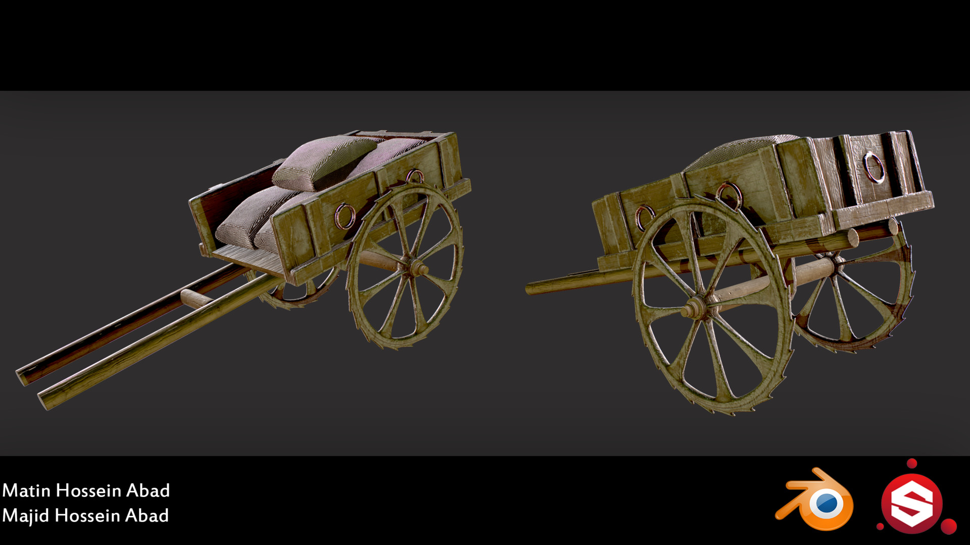 ArtStation - Old pull Cart