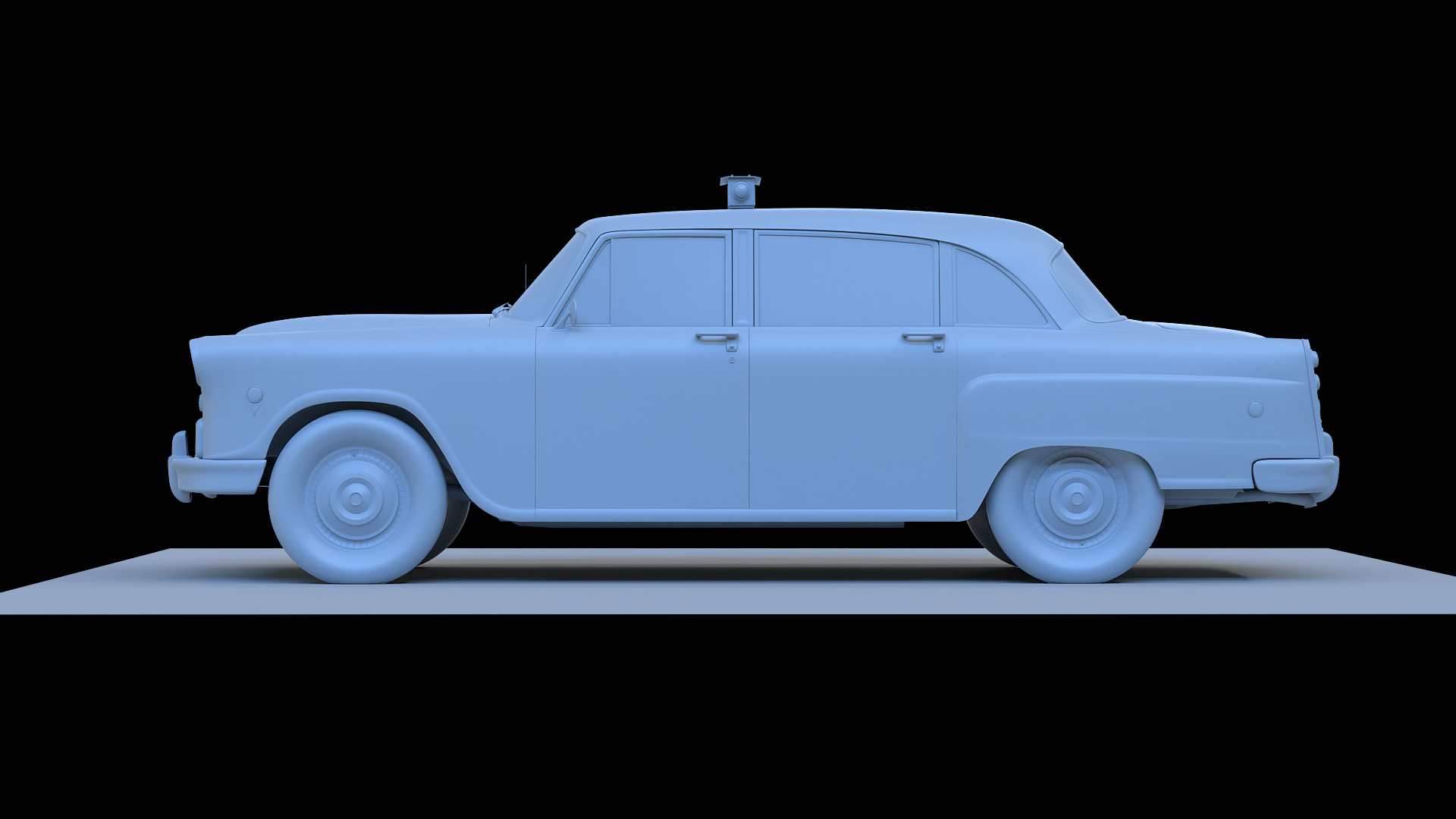Taylor Cooper - Checker Cab - 3D Model