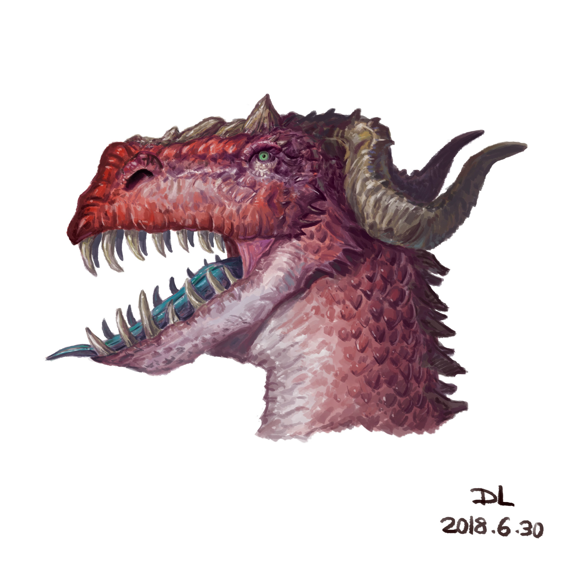 ArtStation - dragon portrait