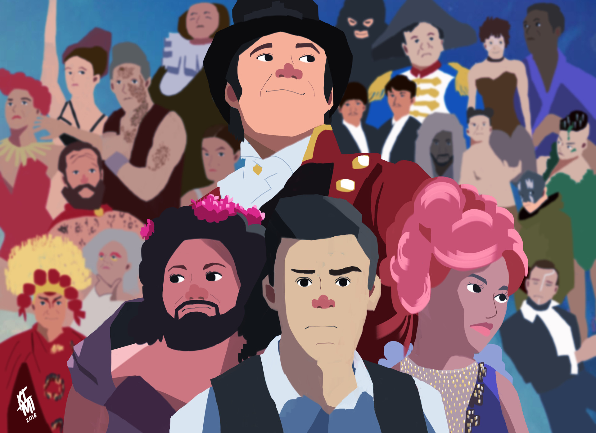 ArtStation - The Greatest Showman