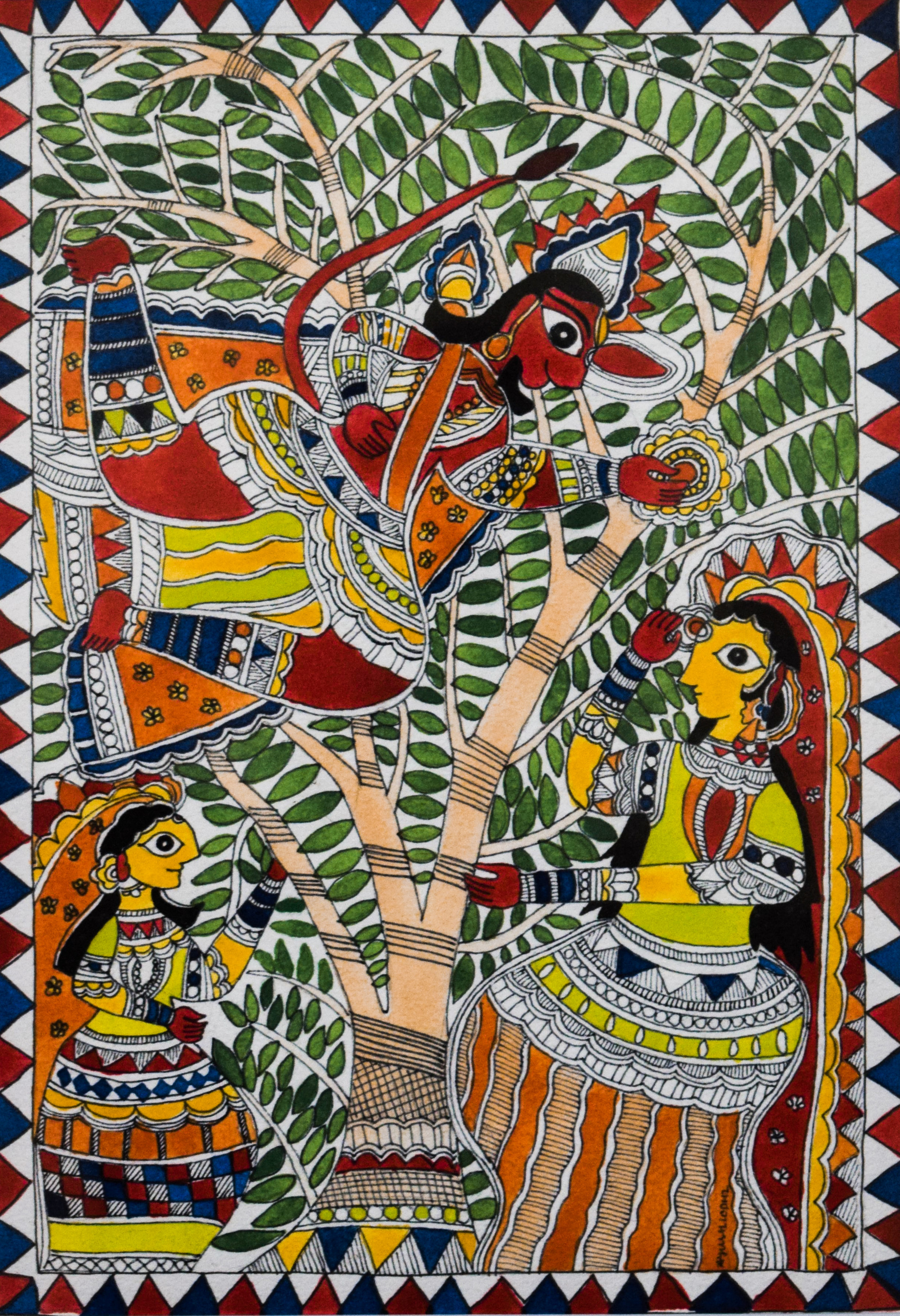 ArtStation - traditional indian art