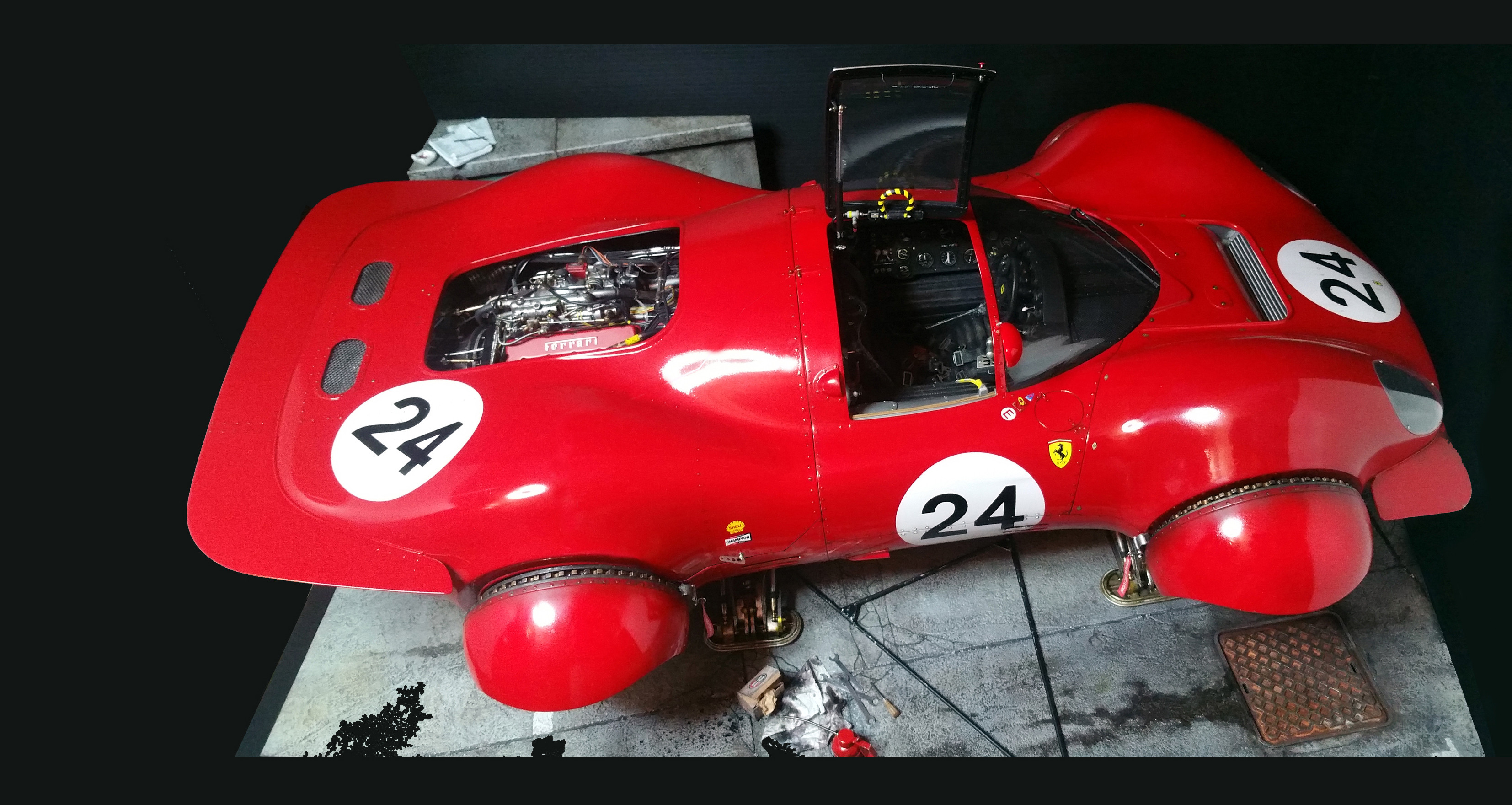 Stefano Marchetti - Ferrari 330 P4-2/TB (gas turbine engine) V/Stol ...