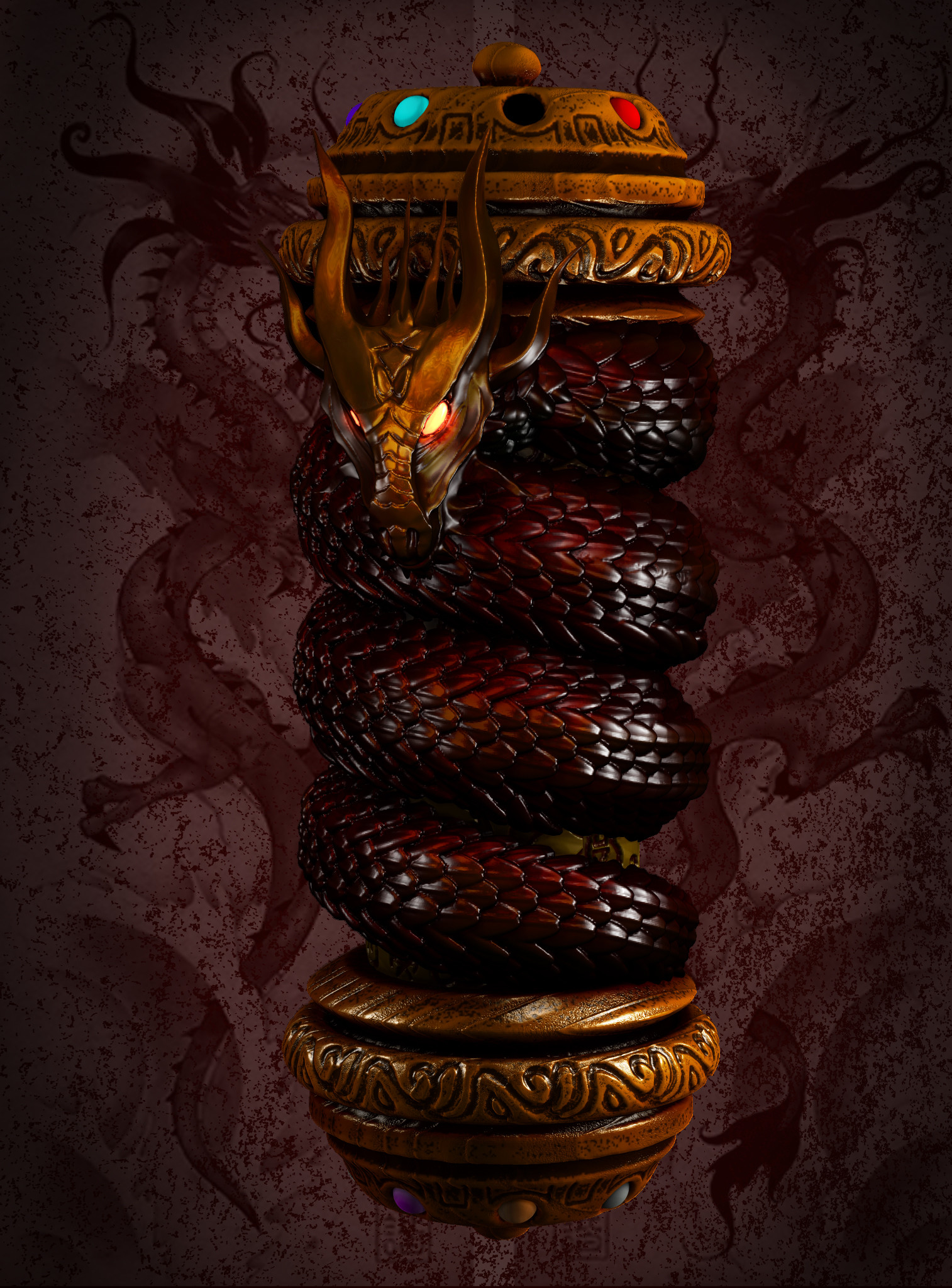 ArtStation - Scroll of Draconian Knowledge