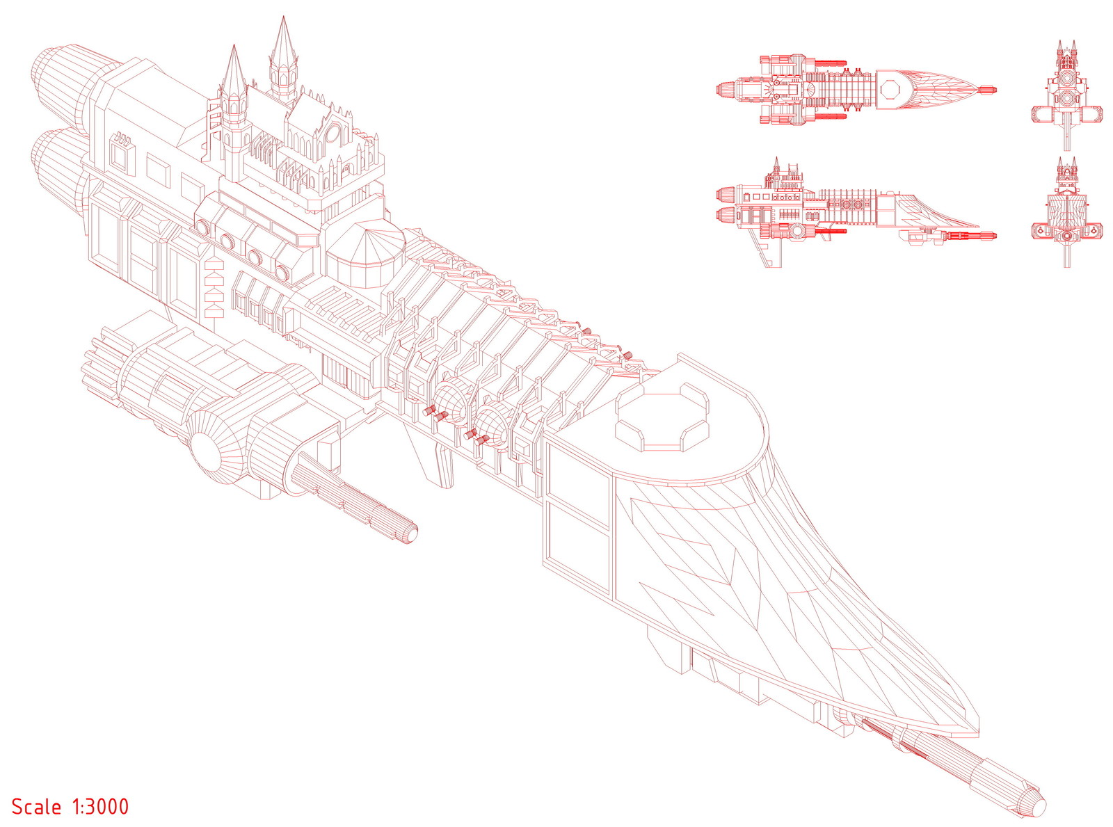 Denys Tsiokhla - Firestorm class frigate Warhammer40k