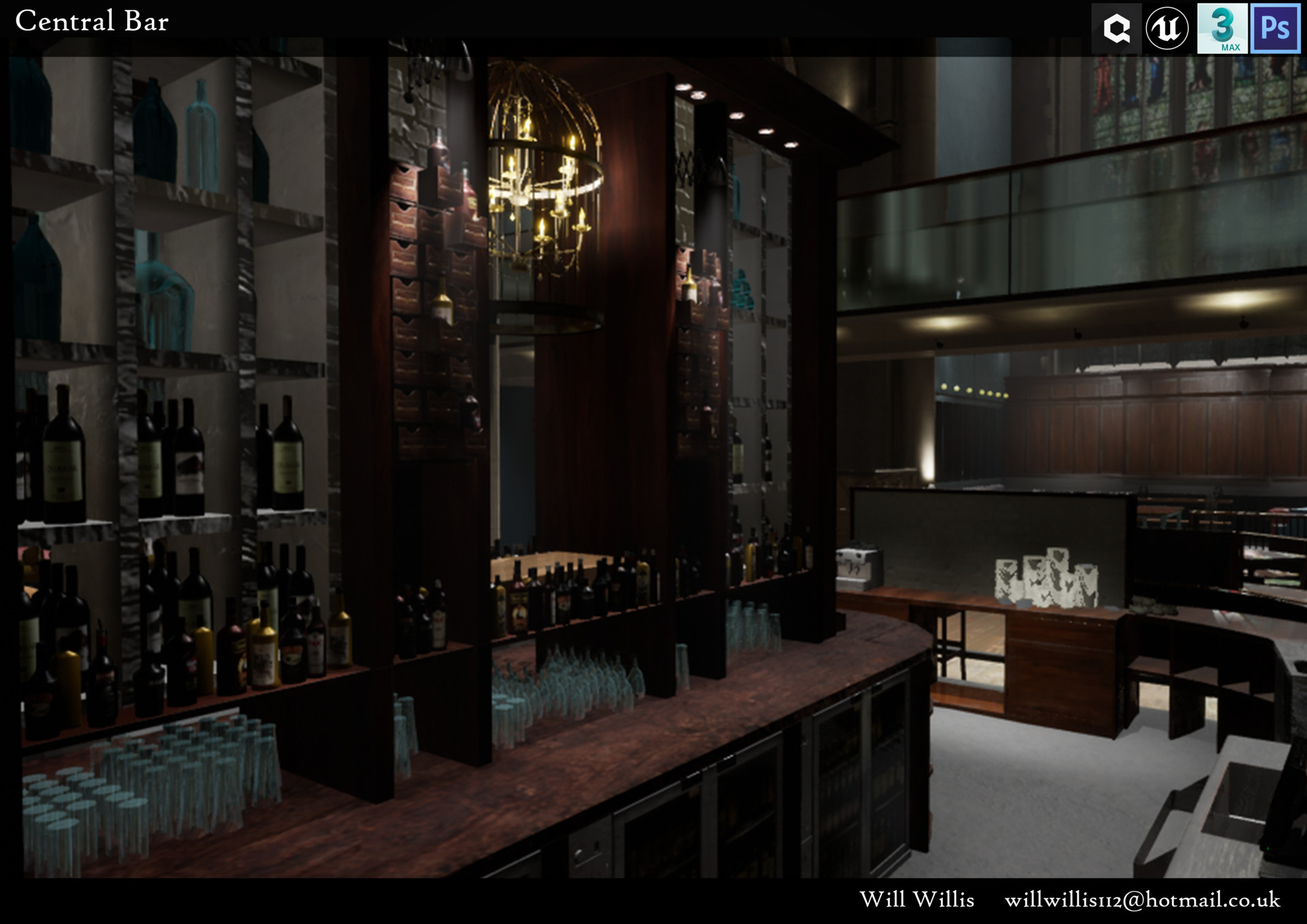 ArtStation - Restaurant Environment Uni Project 2
