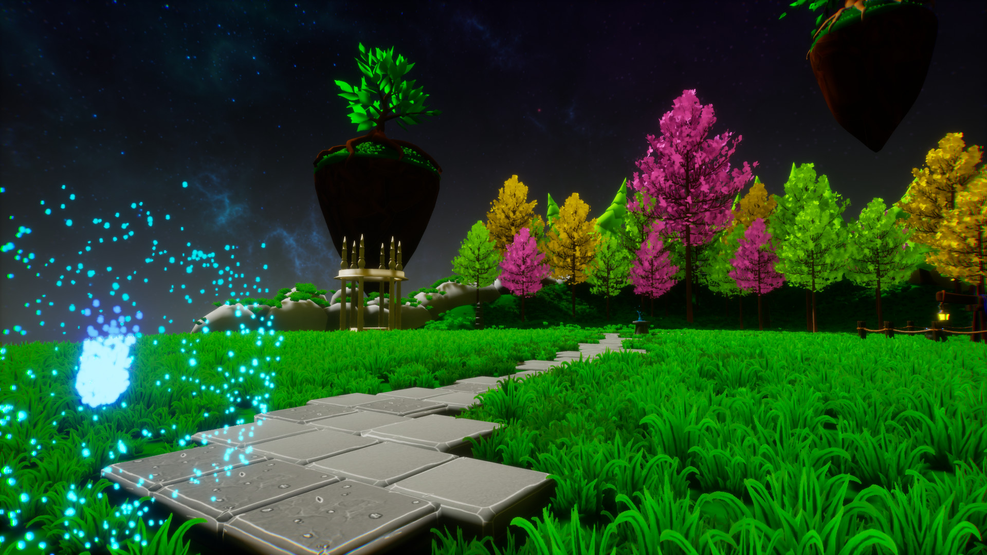 ArtStation - Wizard floating island