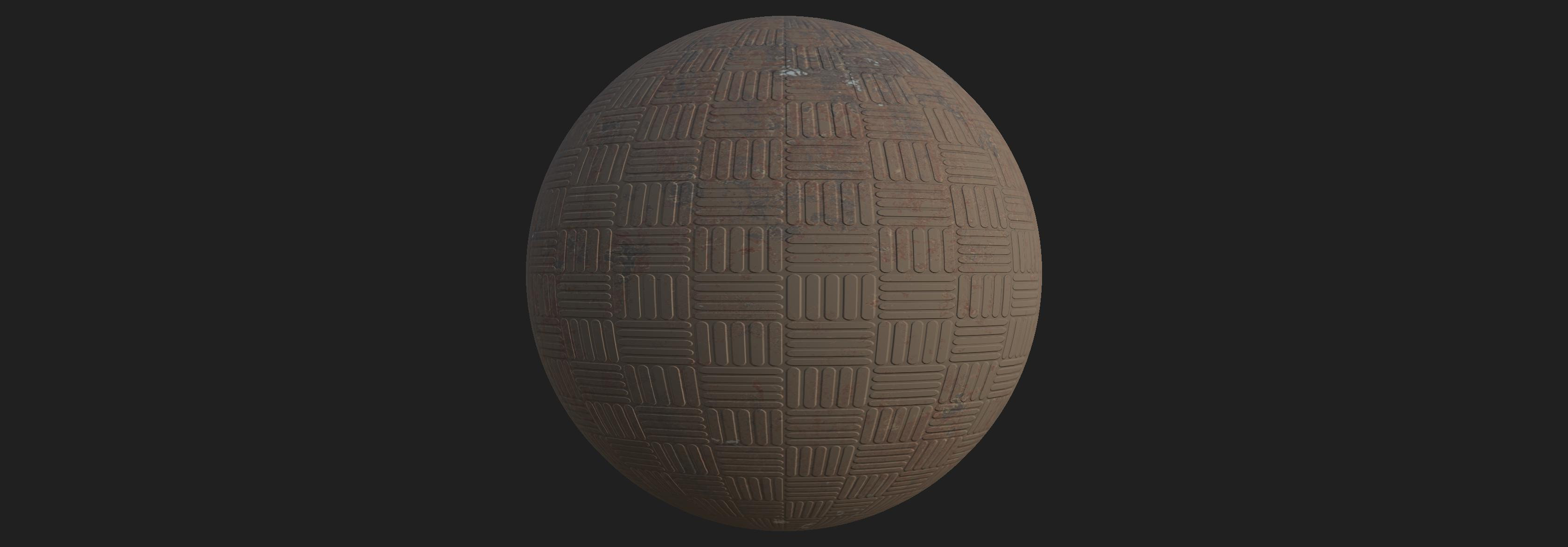 MIPE DESIGN - Metal Floor Rusted Texture - SUBSTANCE DESIGNER