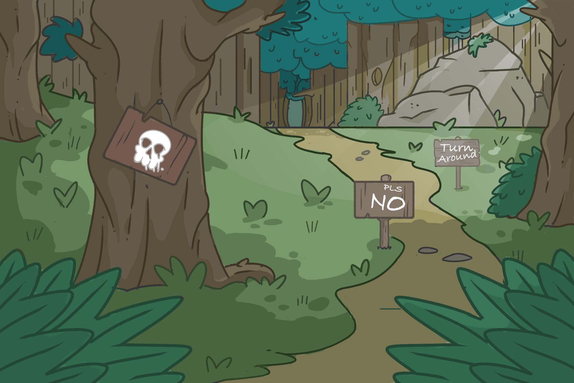 ArtStation - Spooky forest