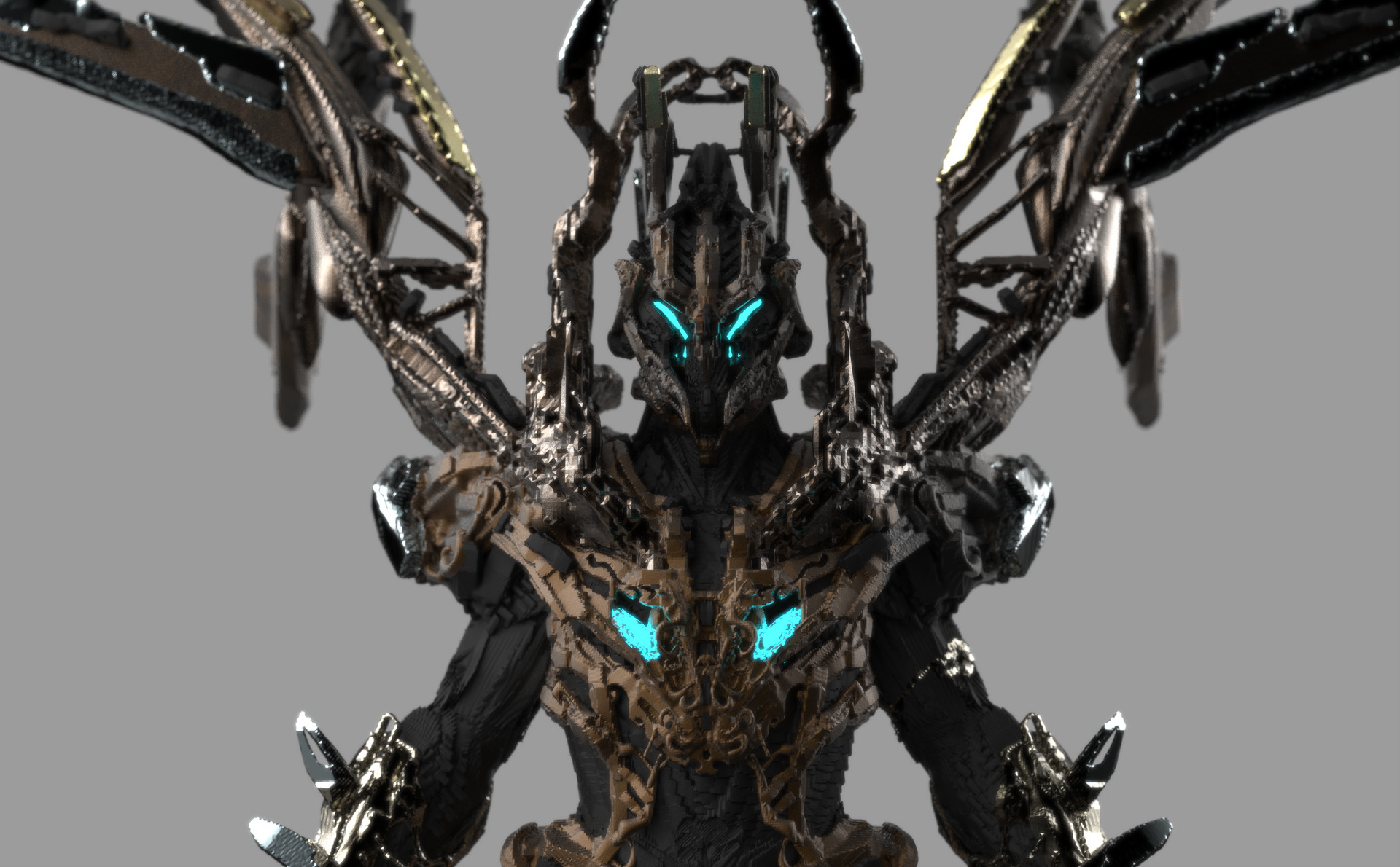 ArtStation - Mech Greek Warrior 3D Coat concept