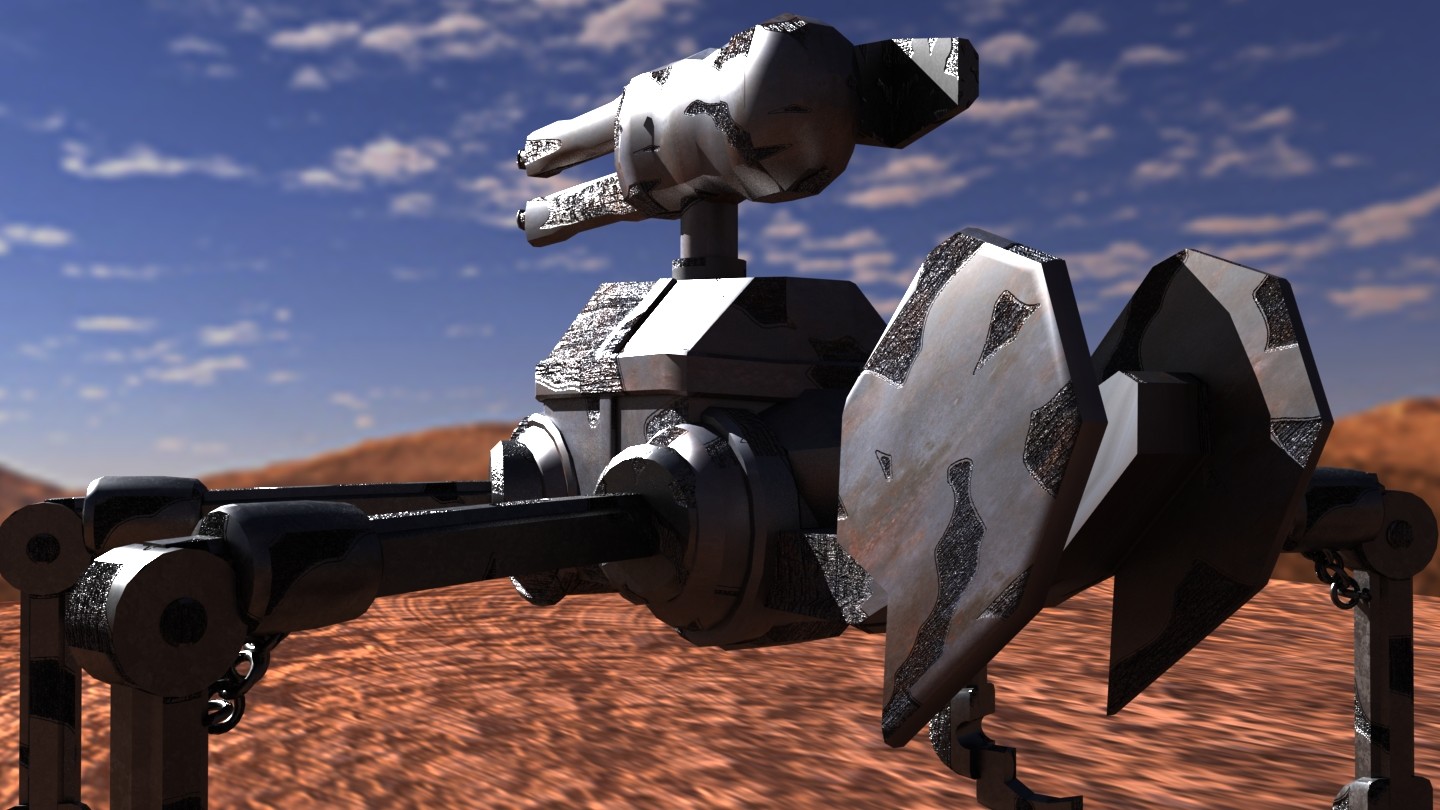 ArtStation - SpiderBot