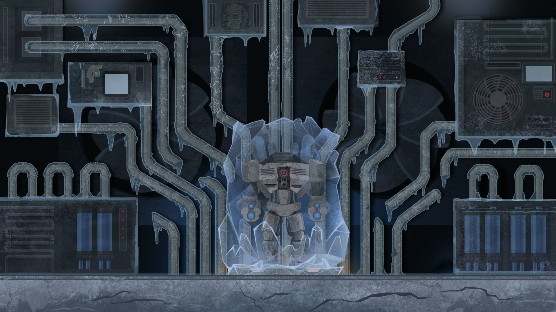 ArtStation - FallenCore (Freeze boss)