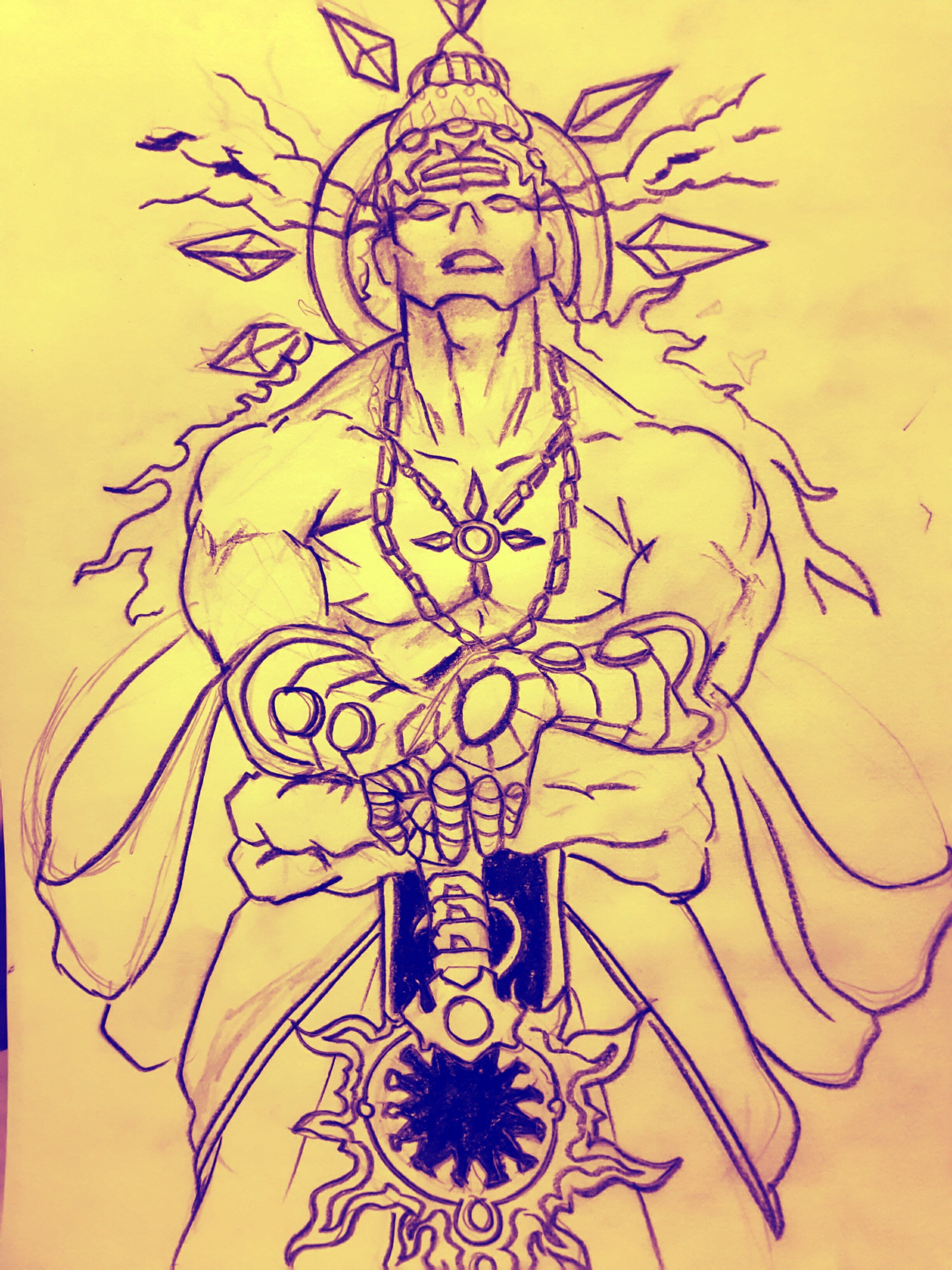 ArtStation - Lord of sun and former judgement giver 'suryadev'