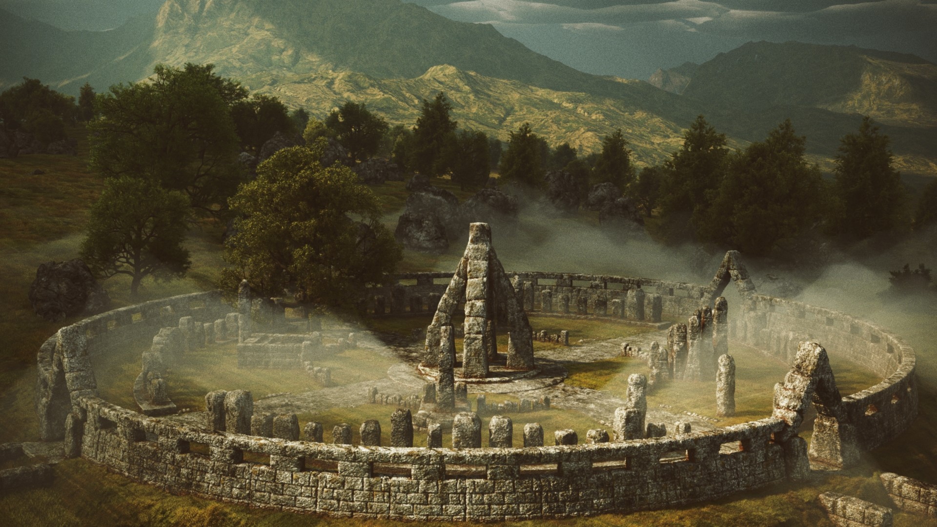 ArtStation - Pagan shrine