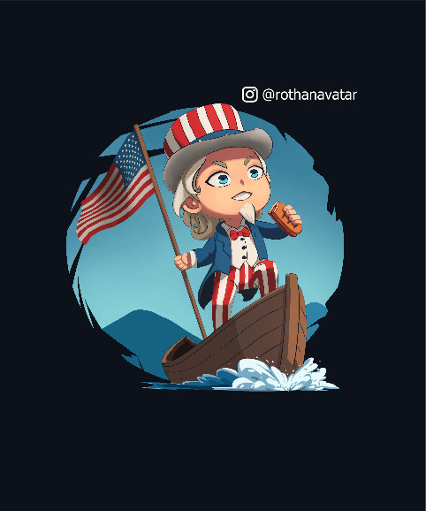 ArtStation - Uncle Sam Chibi