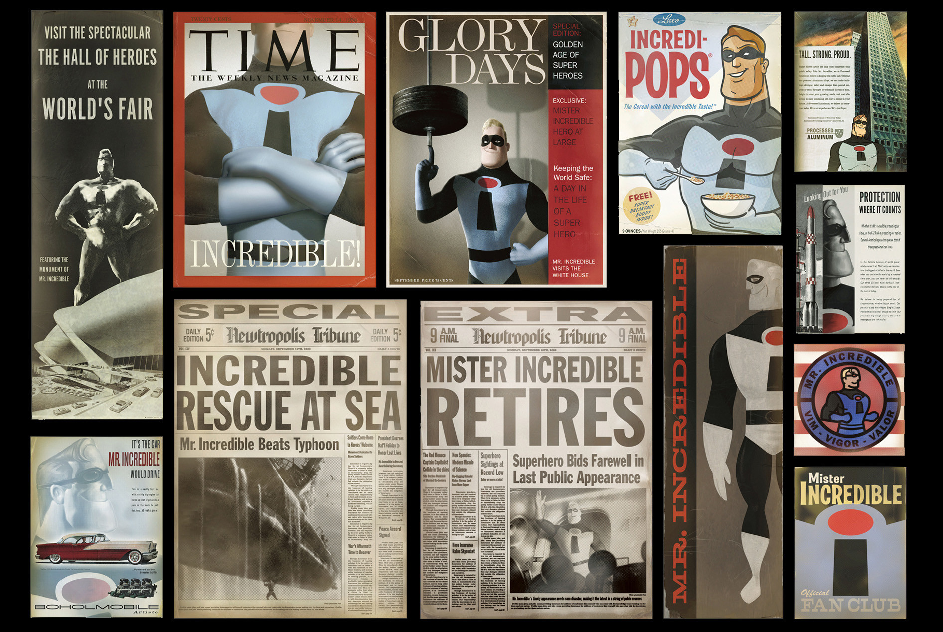 The Incredibles Mr Incredible Poster