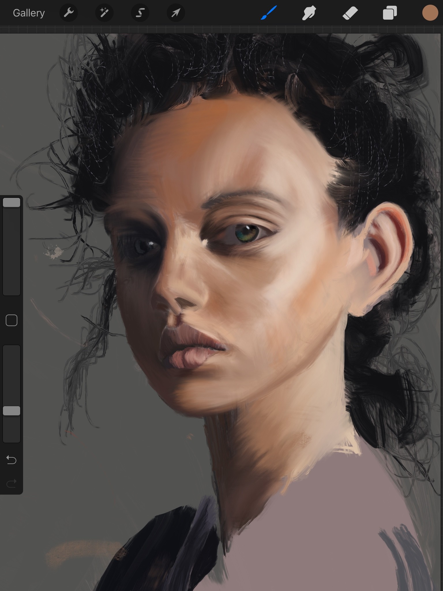 Larry Frenzel - Portrait on iPad