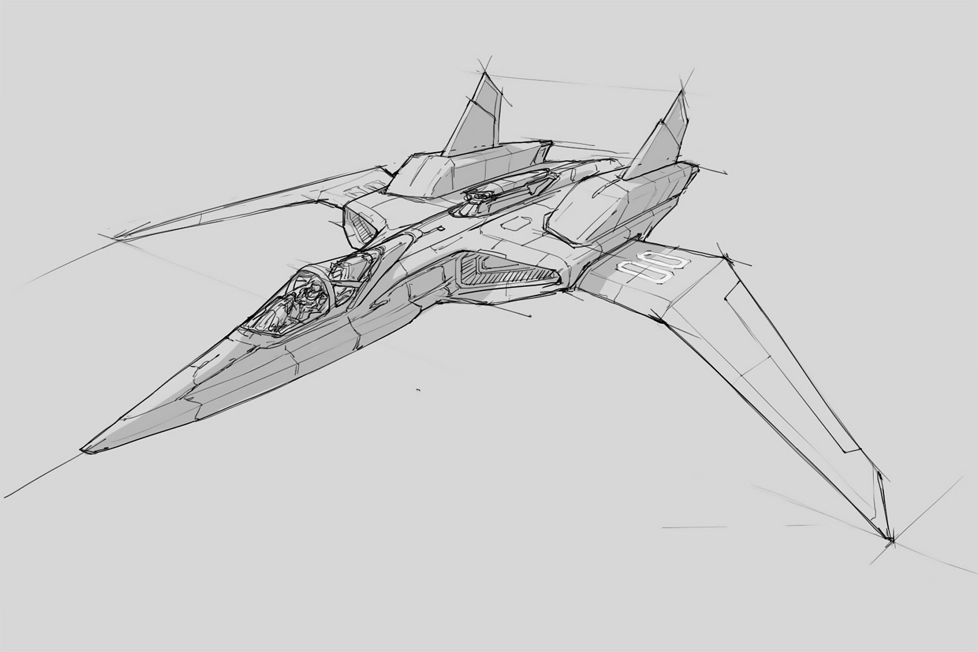 ArtStation - Fighter_concept