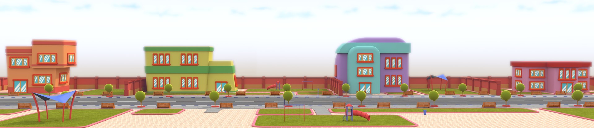 ArtStation - Street Background, Mahmoud El-Ashry